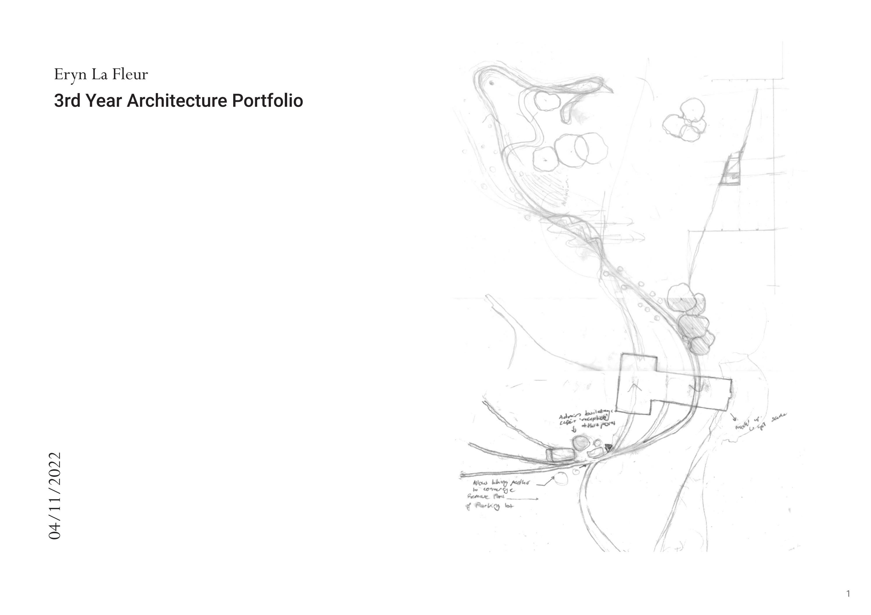3rd Year Architecture Portfolio by erynlafleur - Issuu