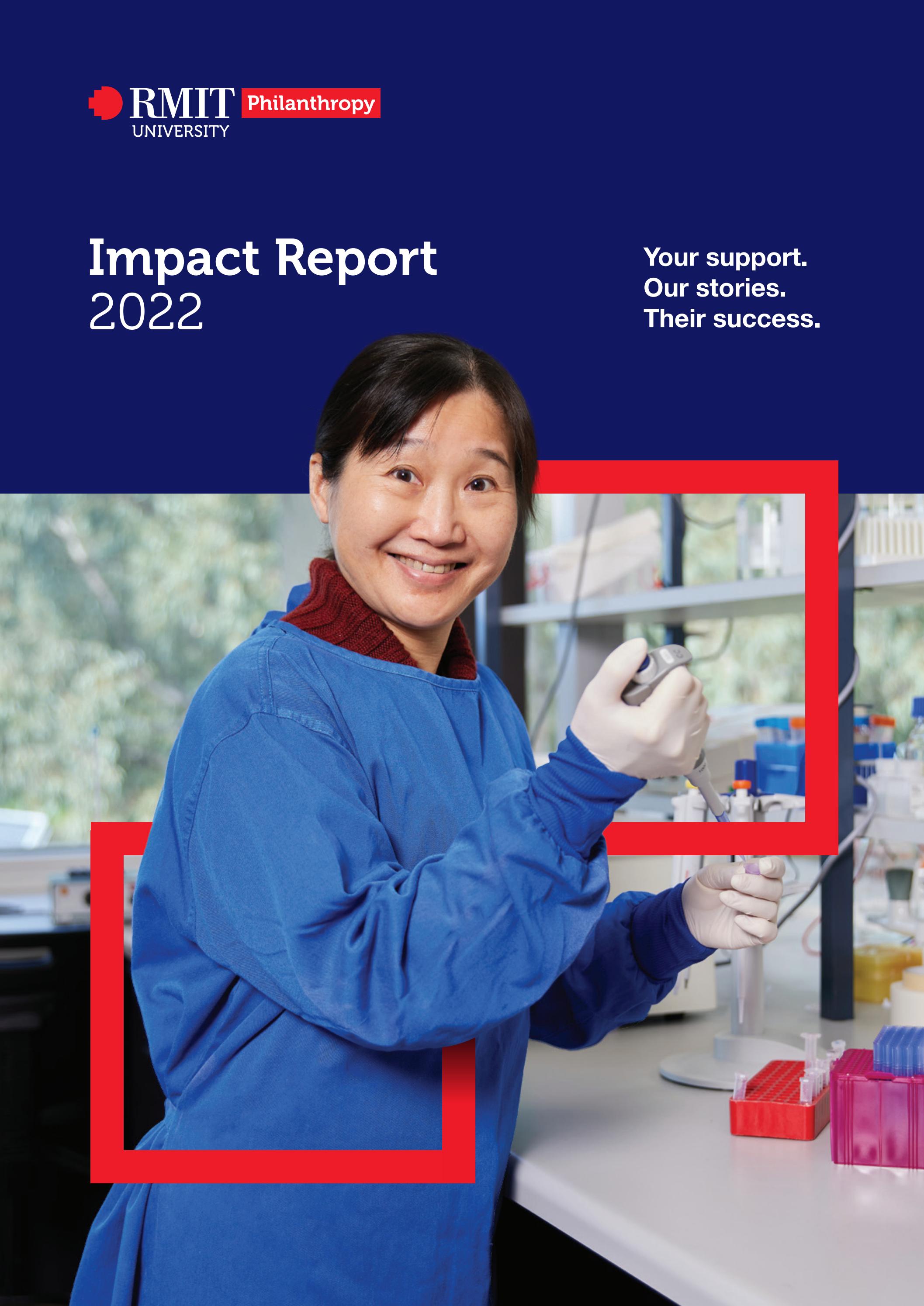 2022 Impact Report by RMIT Philanthropy - Issuu