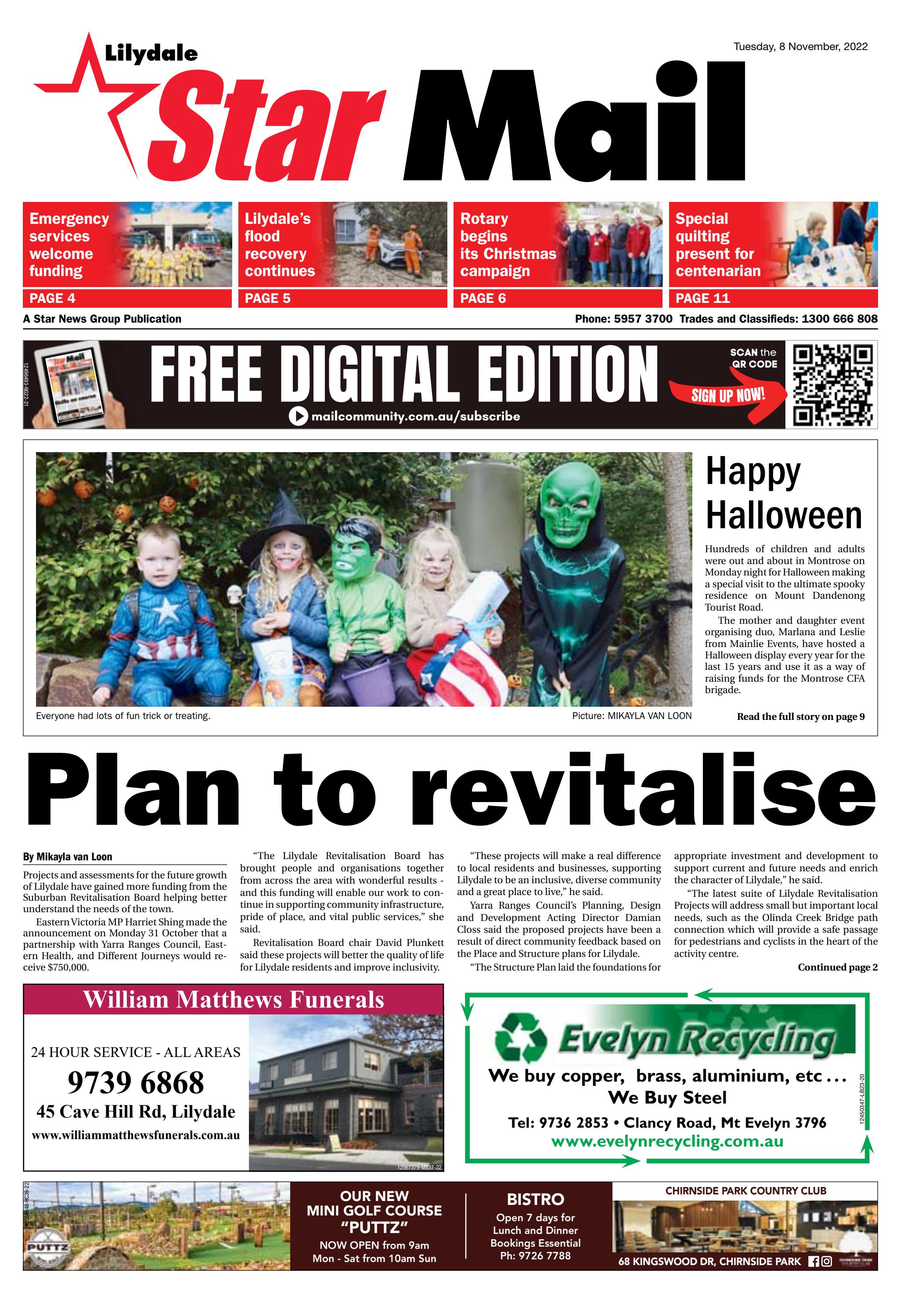 Mail - Lilydale Star Mail - 8th November 2022 by Star News Group - Issuu