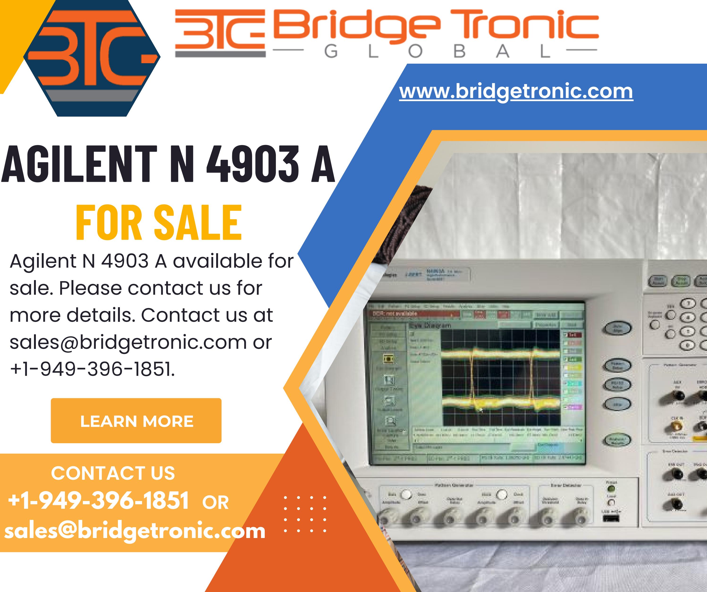 Agilent N 4903 A Aavailable for sale by Boyd Grubbs - Issuu