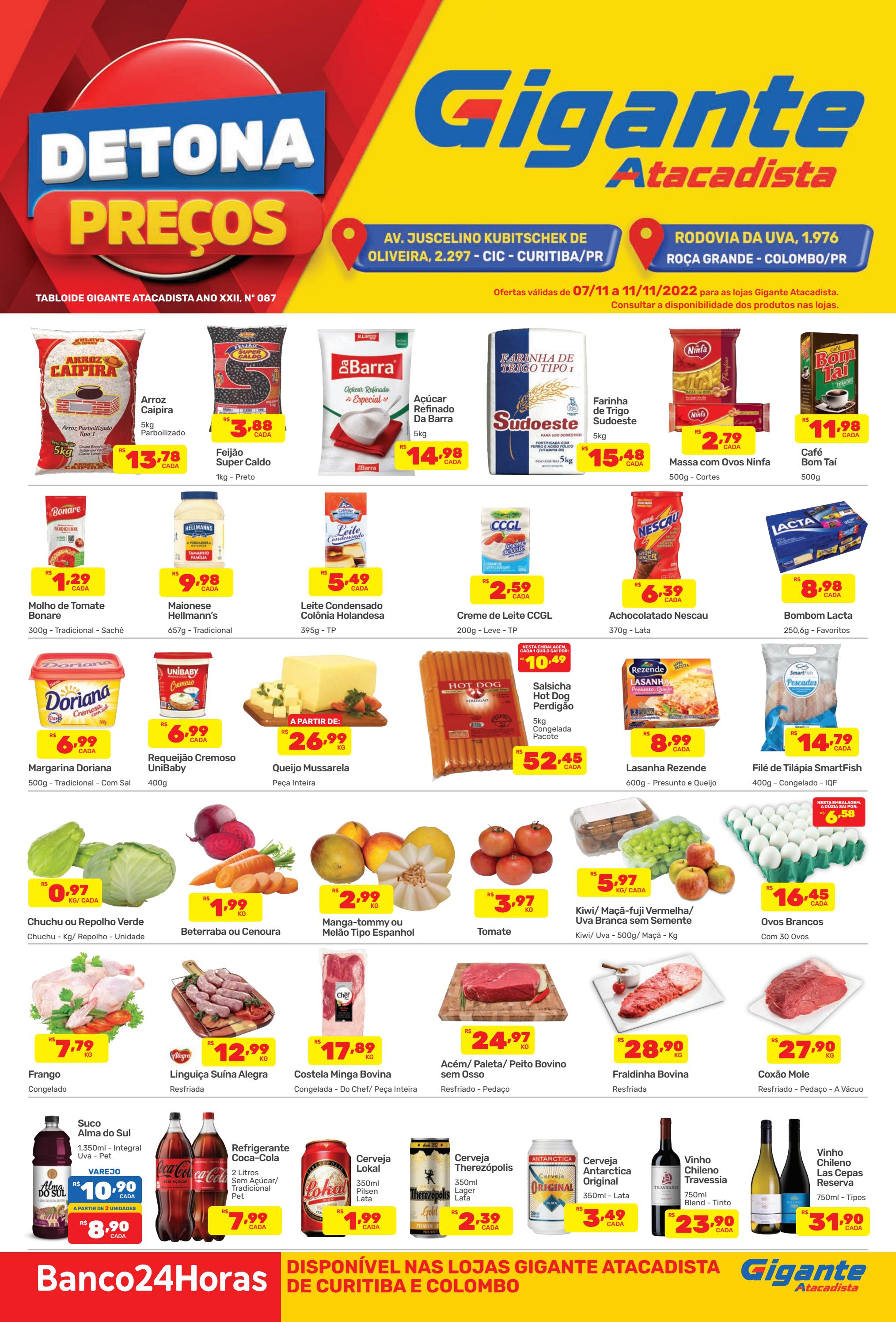 Confira as ofertas imperdíveis do Detona Preços Gigante Atacadista ...