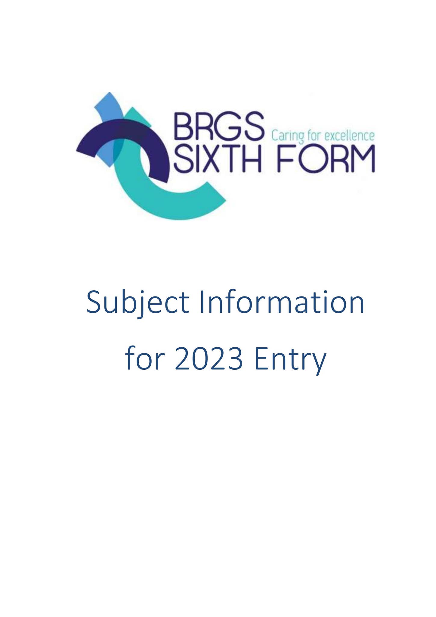 Sixth Form Subject List September 2023 by Schudio - Issuu