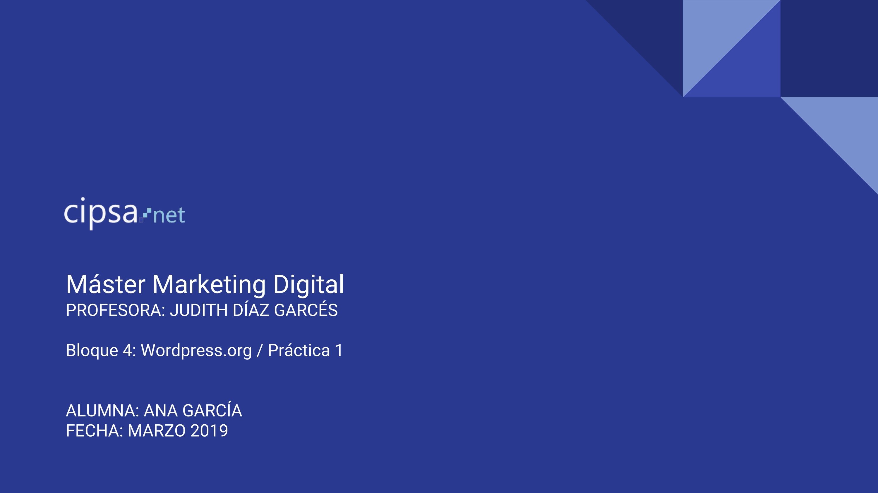 EJEMPLO PRESENTACIÓN PRÁCTICAS WORDPRESS by lutxana marketing - Issuu
