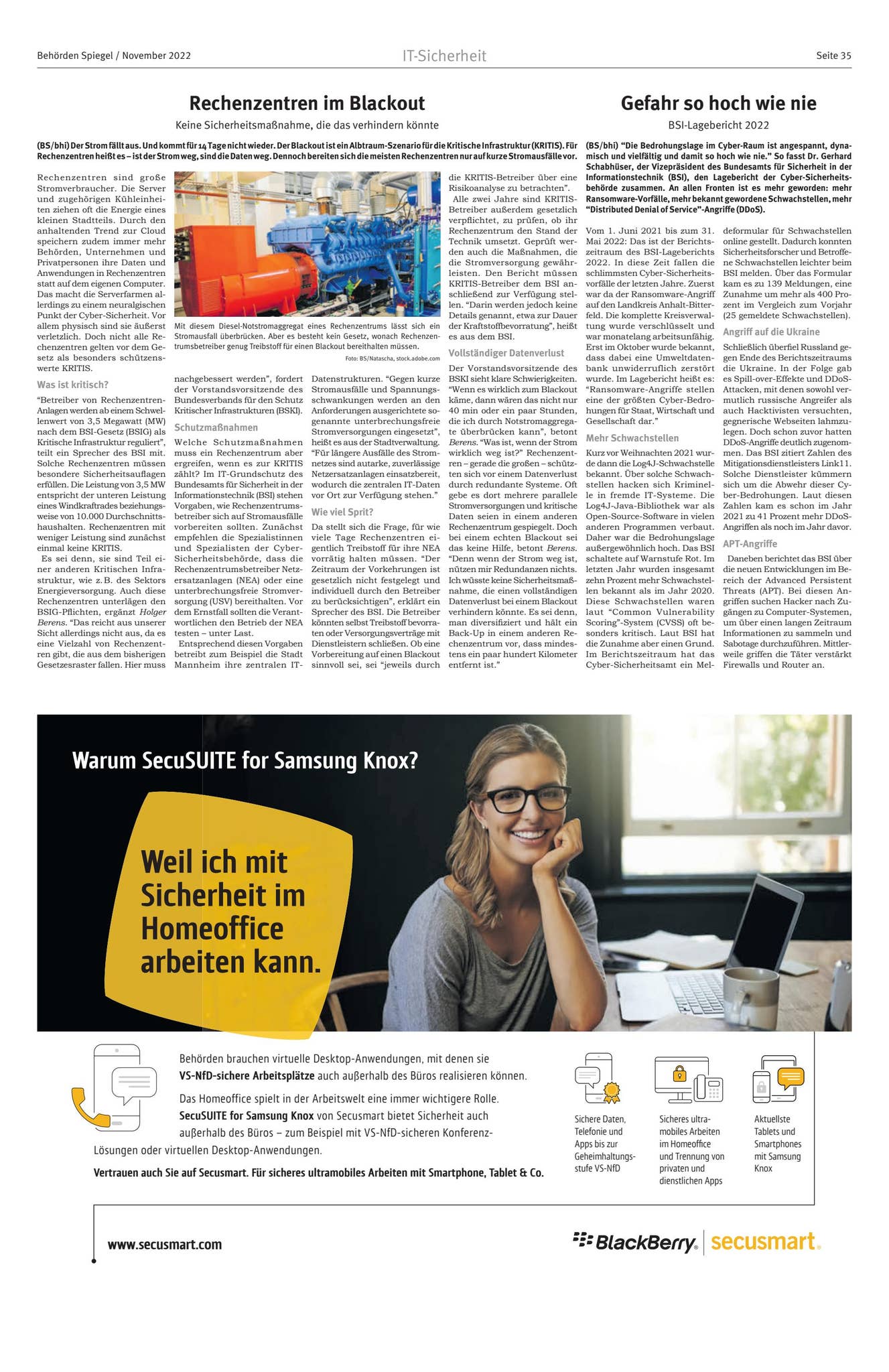 Behörden Spiegel November 2022 by propress - Issuu