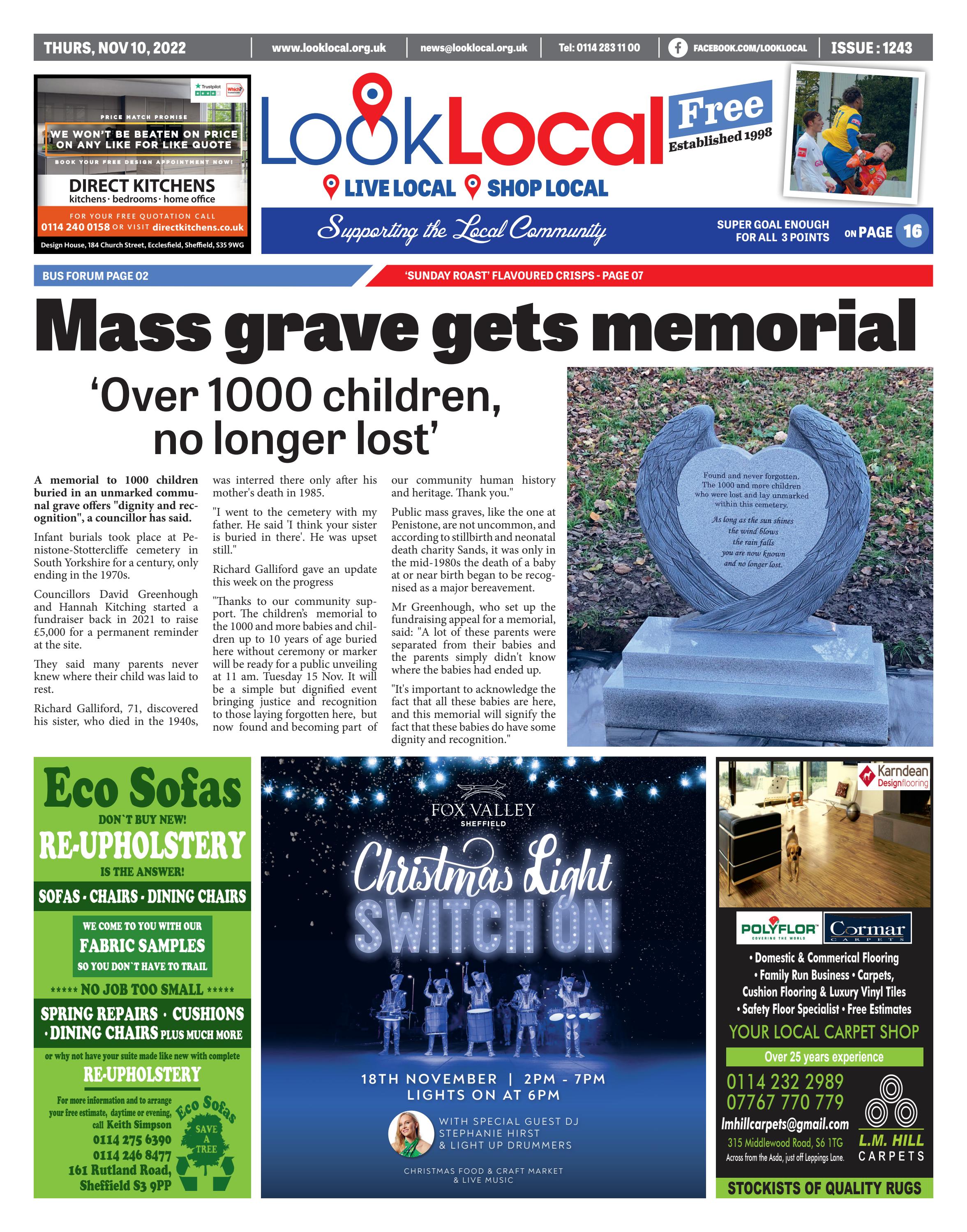 Look Local Issue 1243 Thursday 10 November 2022 by Look Local Newspaper ...
