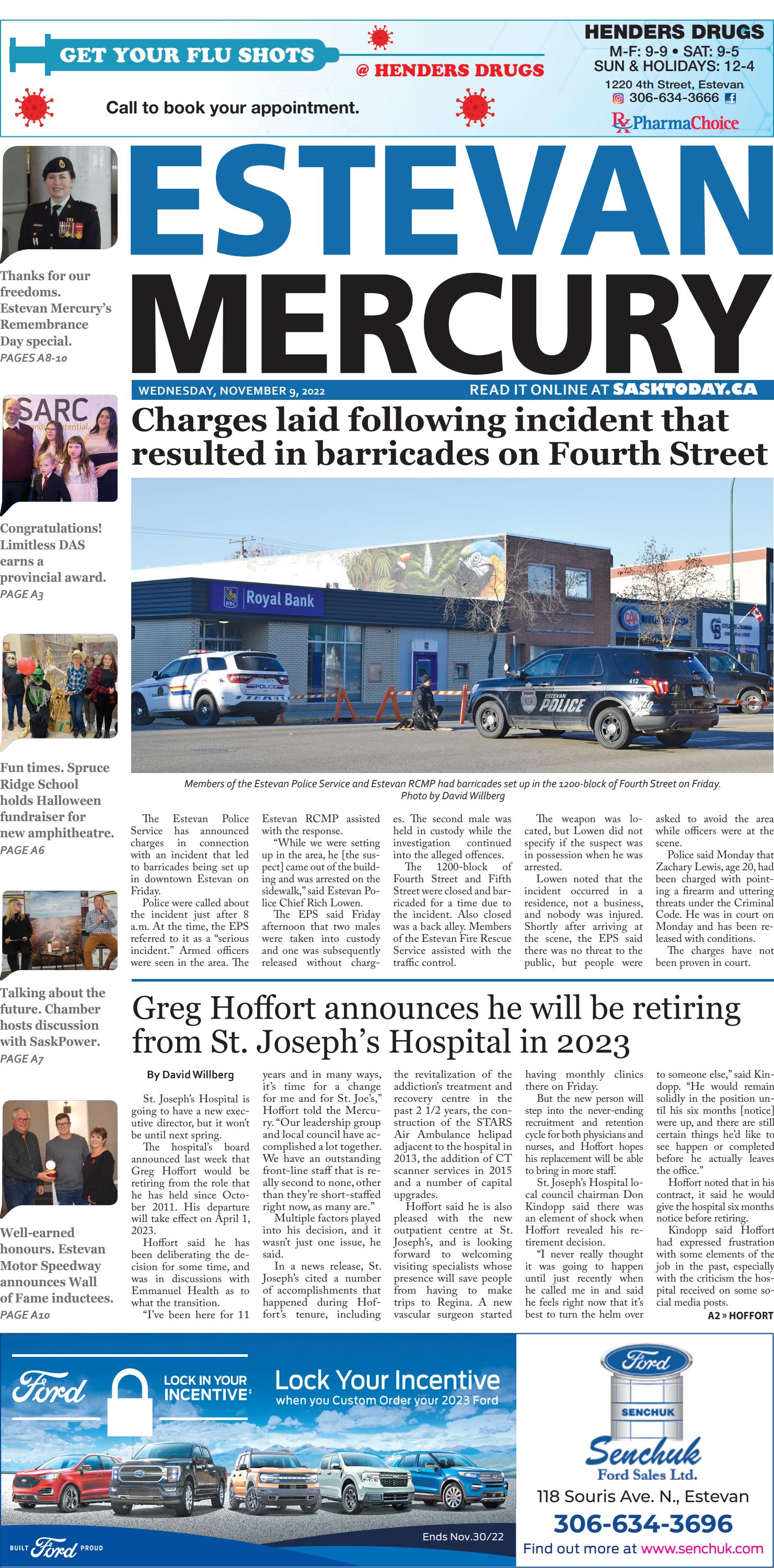 Estevan Mercury 20221109 by Estevan Mercury - Issuu