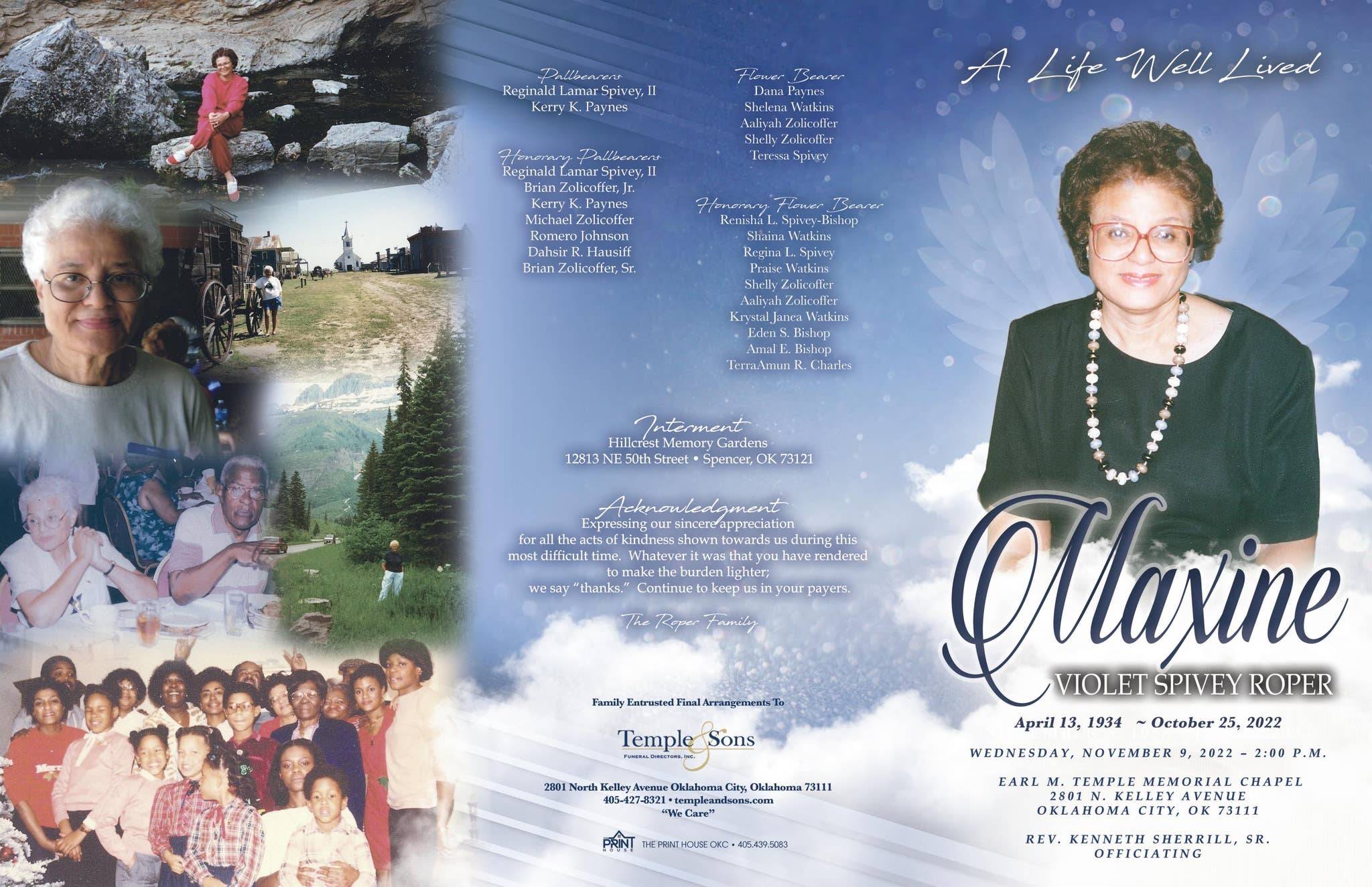 Mrs. Maxine V. Roper by The Print House - Issuu