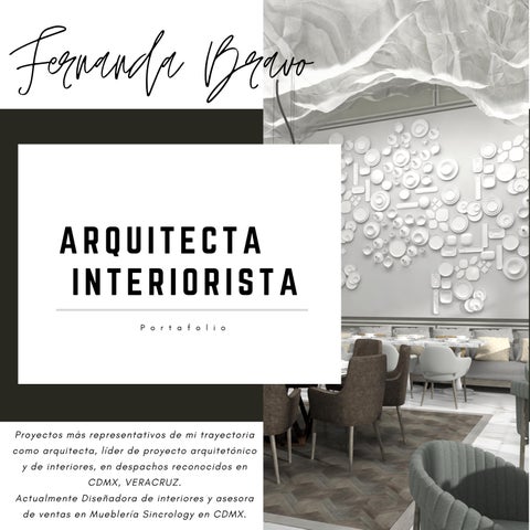 Portfolio Arq & Interiorista Fernanda Bravo by Fernanda Gonzalez - Issuu