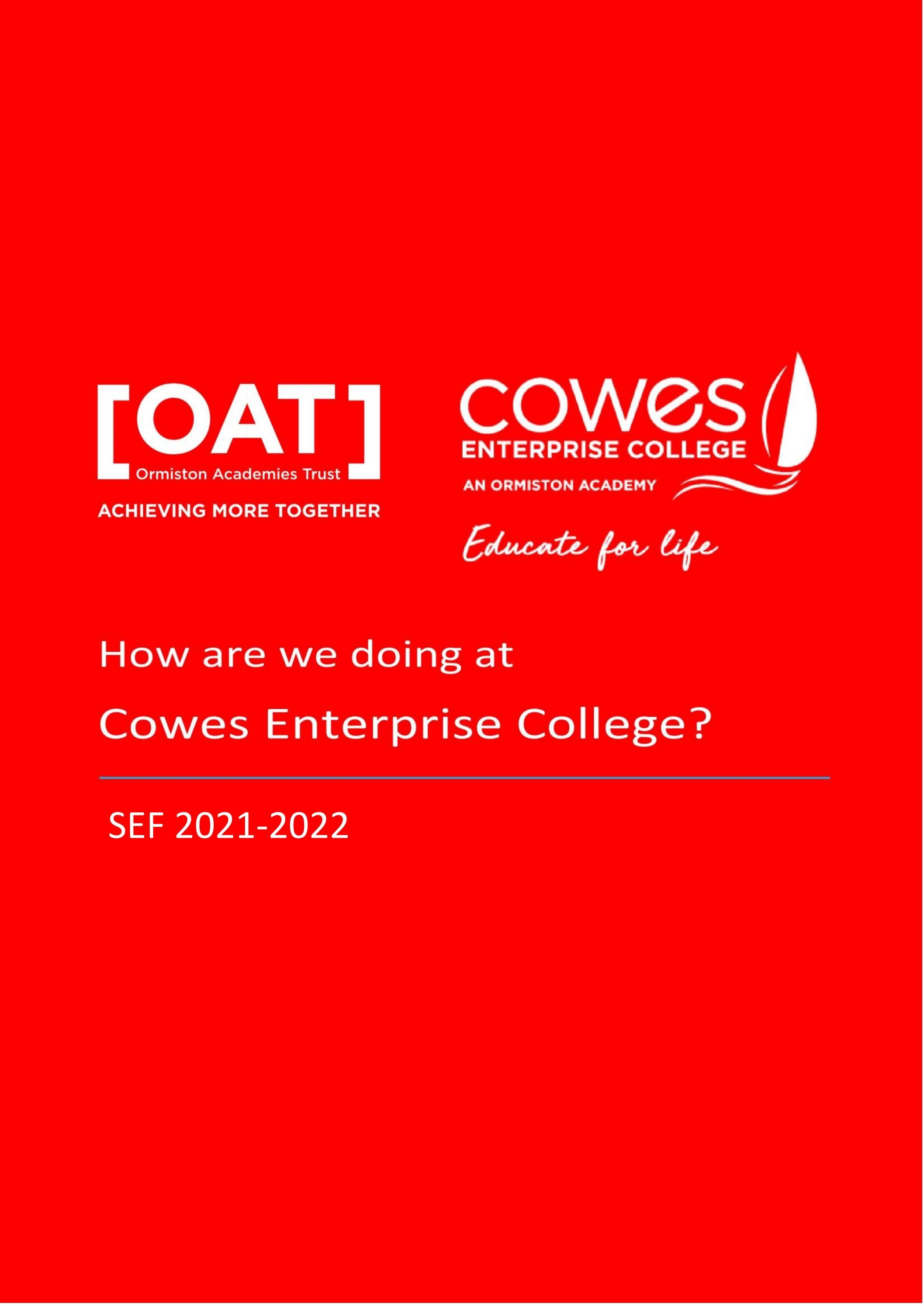 How are we doing at Cowes Enterprise College? by Cowes Enterprise ...