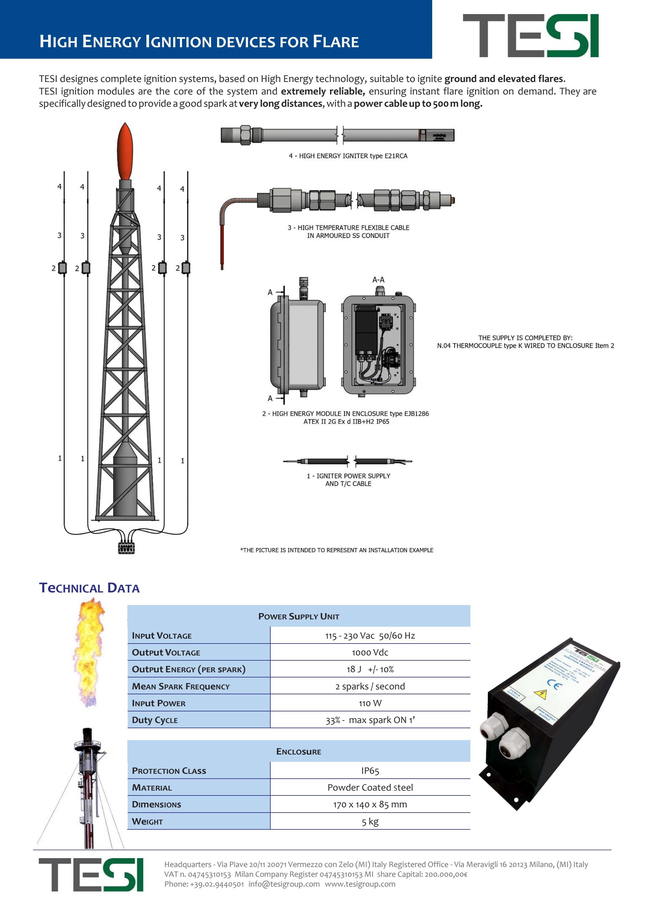 TESI Ignition Systems for Flare by TESI Group - Issuu