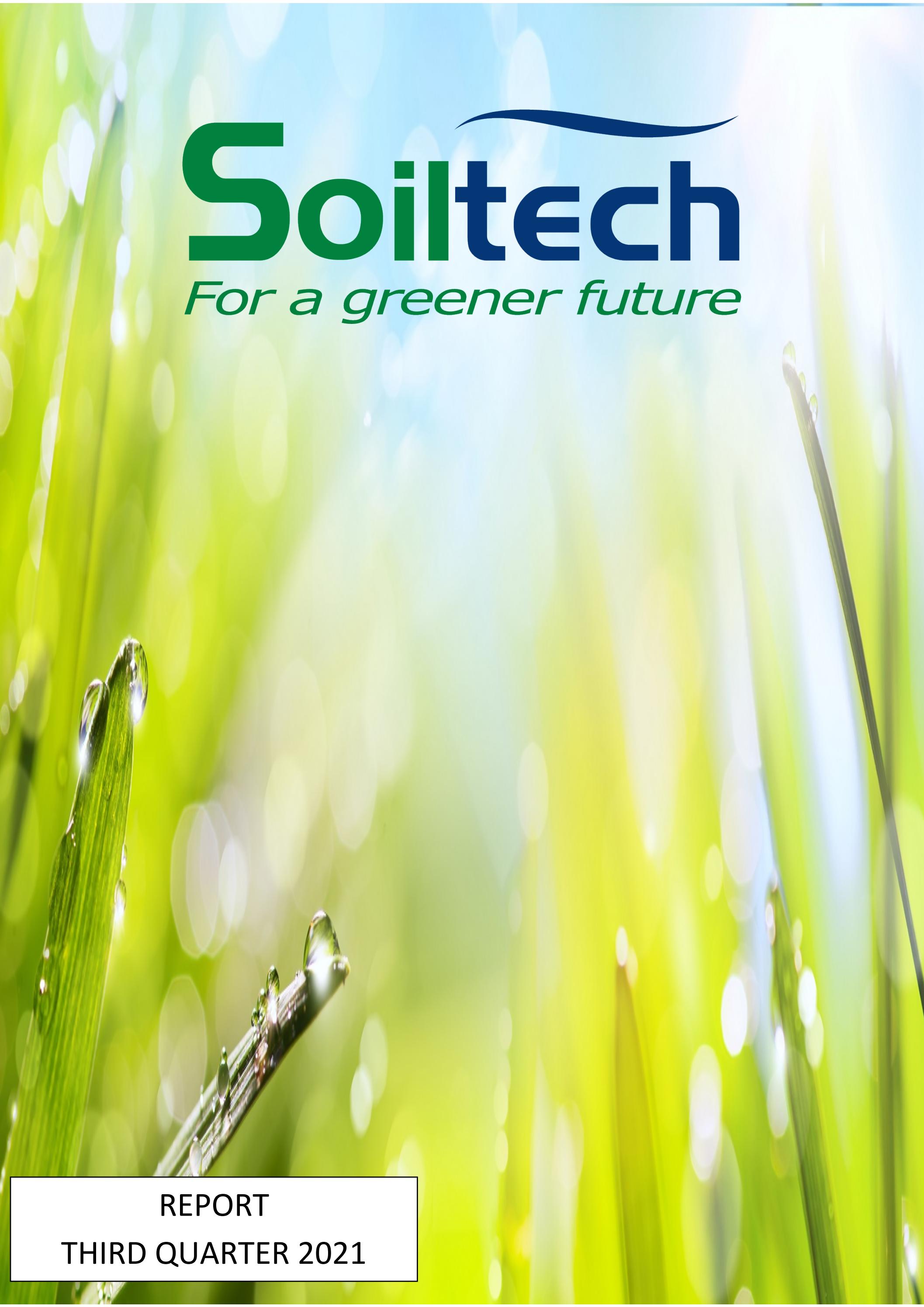 2021 Q3 Report Soiltech by Soiltechas - Issuu