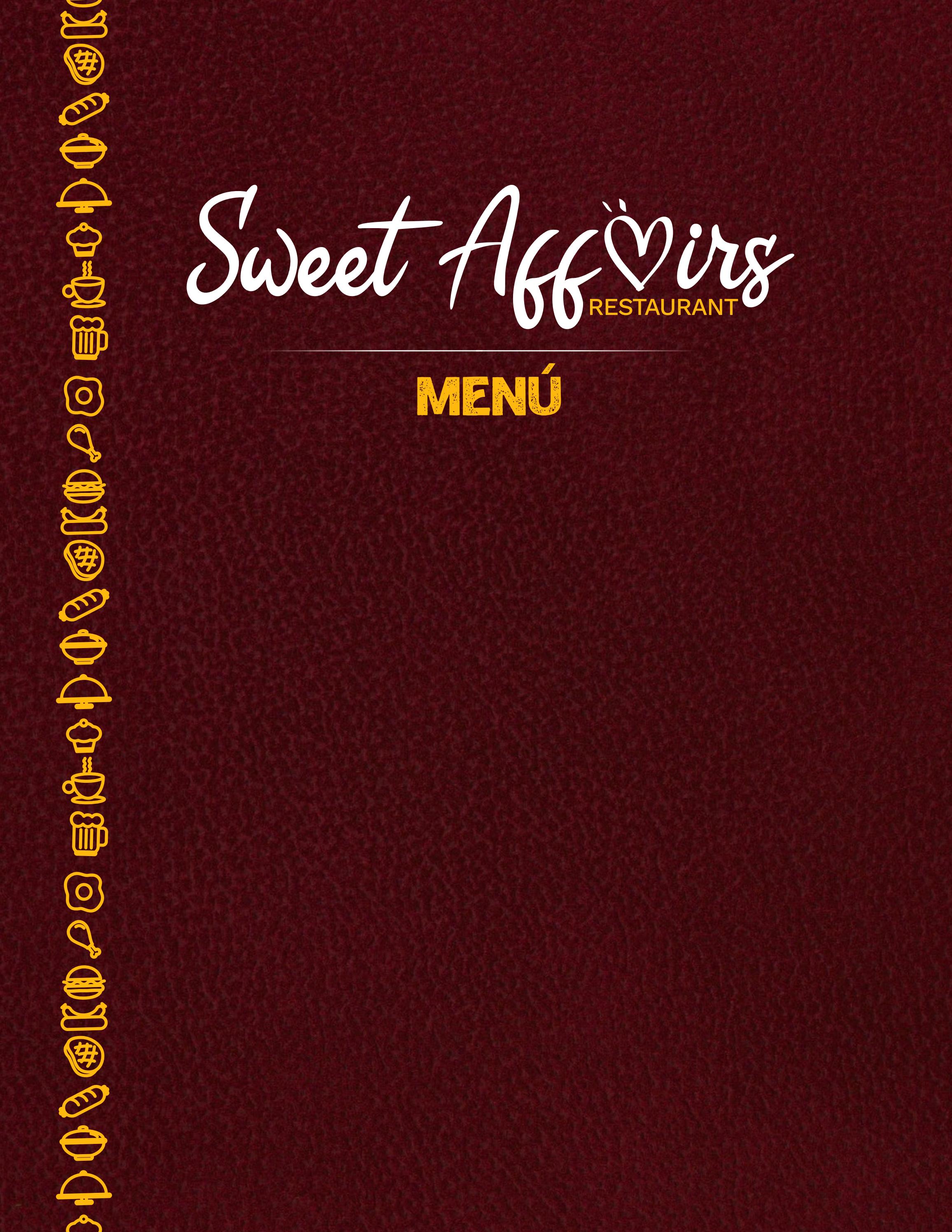 Sweet Affairs Restaurant Menu by Threadswitch256 - Issuu