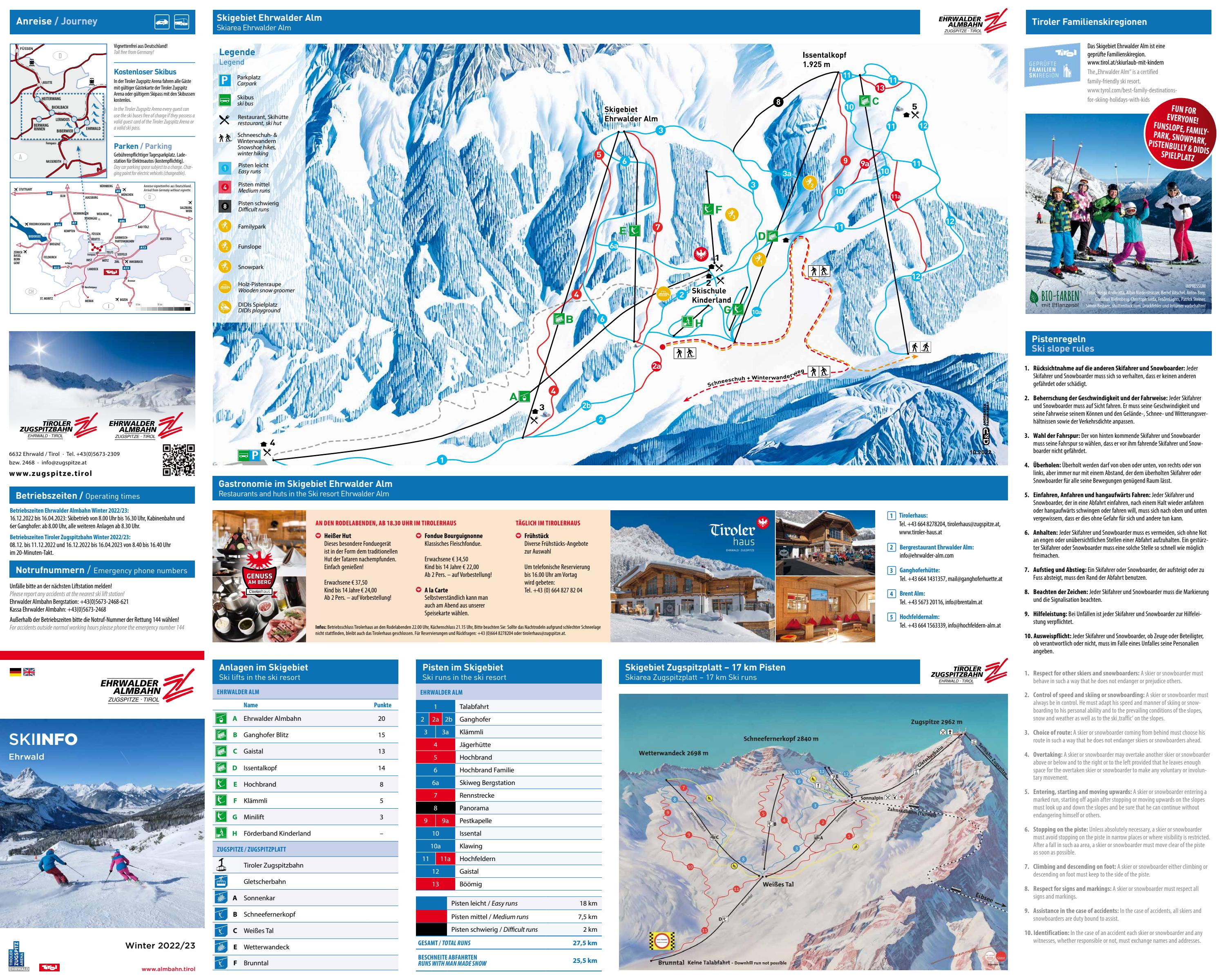 Skiinfo 2022/23 – Ehrwalder Almbahn by West Werbeagentur - Issuu