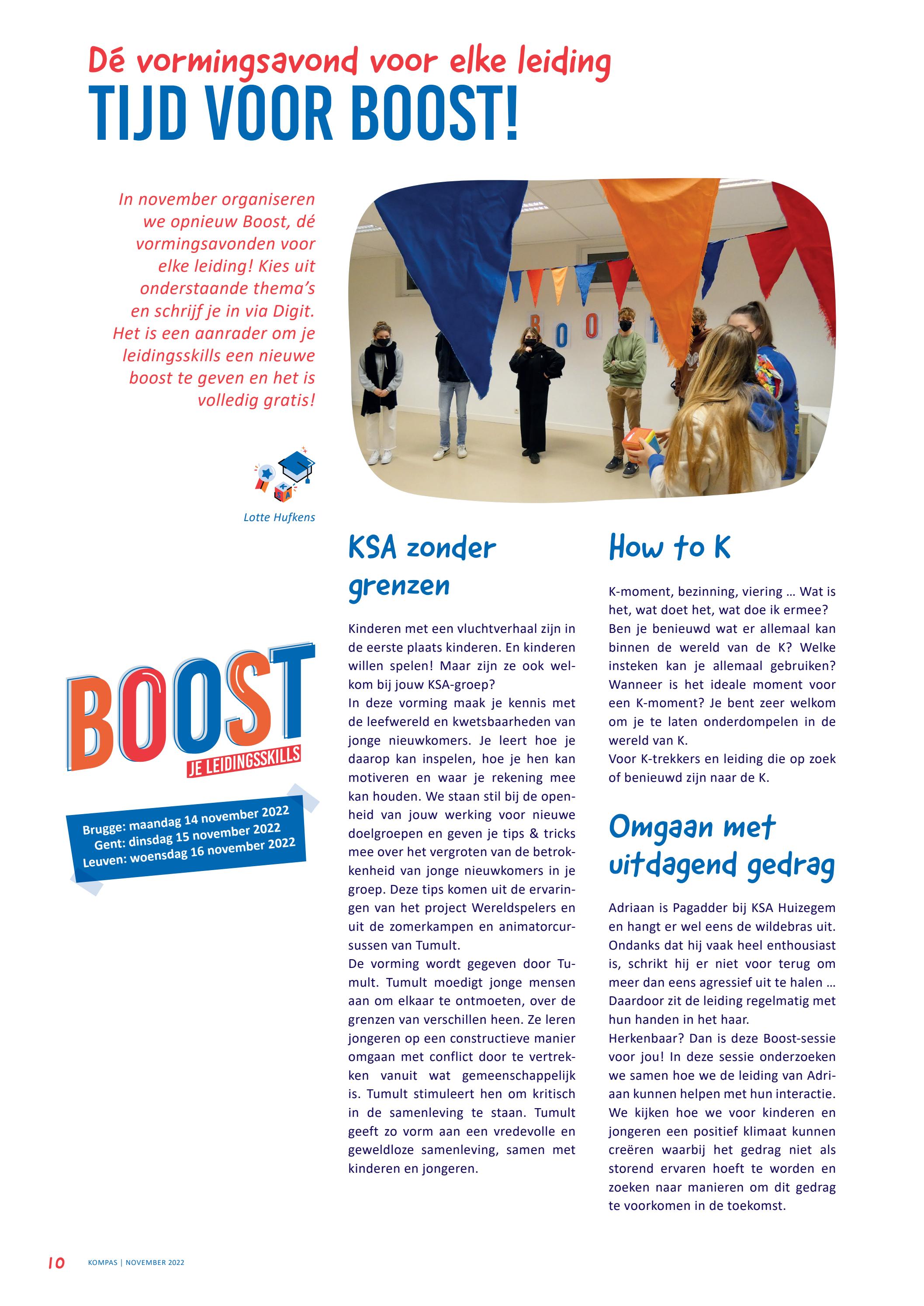Boost November 2022 by KSA Nationaal - Issuu