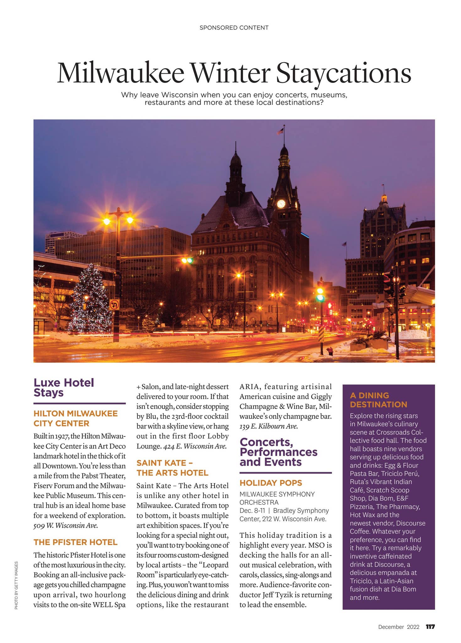 Milwaukee Magazine | Milwaukee Winter Staycations by Milwaukee Magazine ...