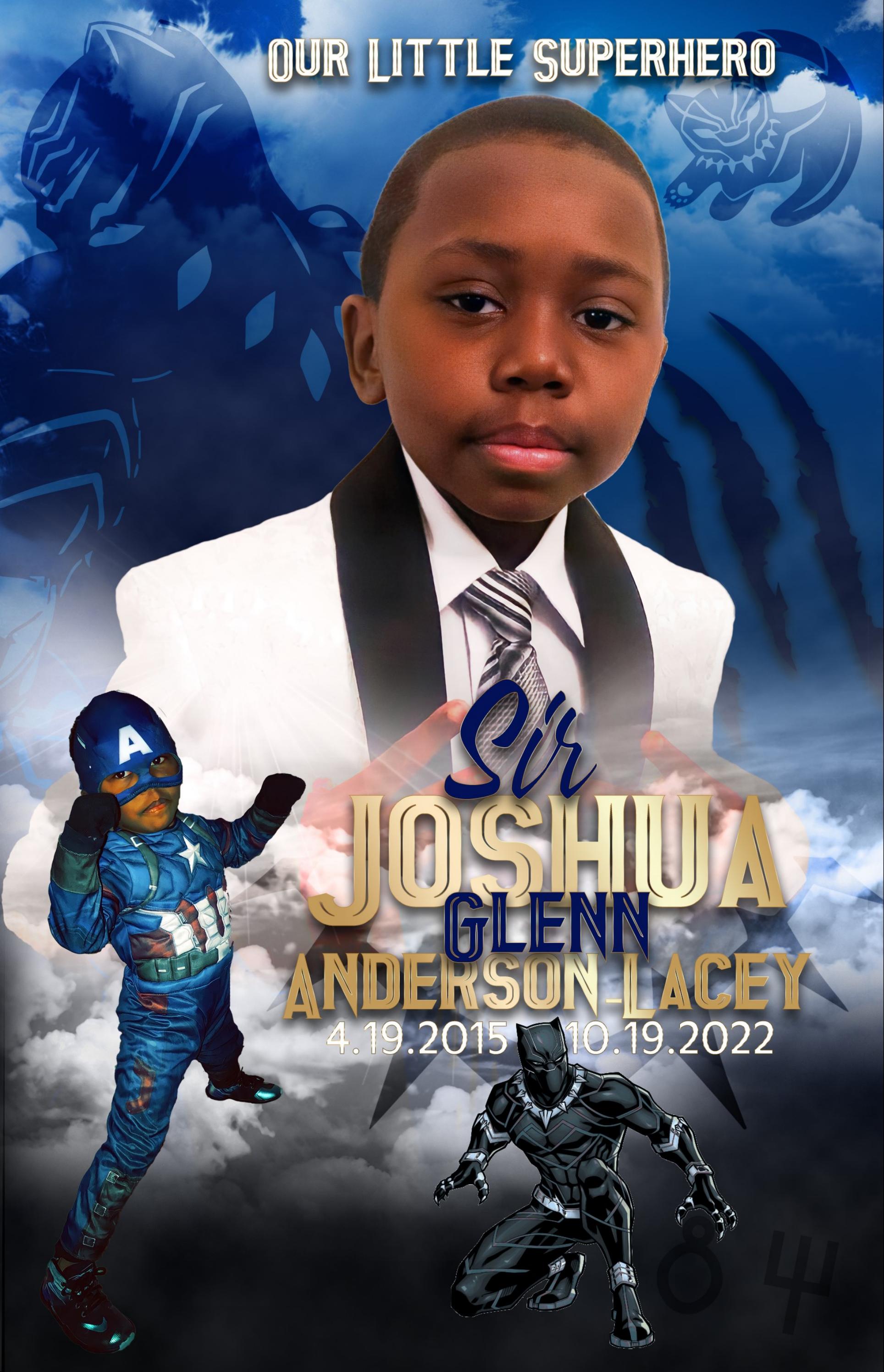 Our Little Superhero Sir Joshua Anderson-Lacey by Print Synergy - Issuu