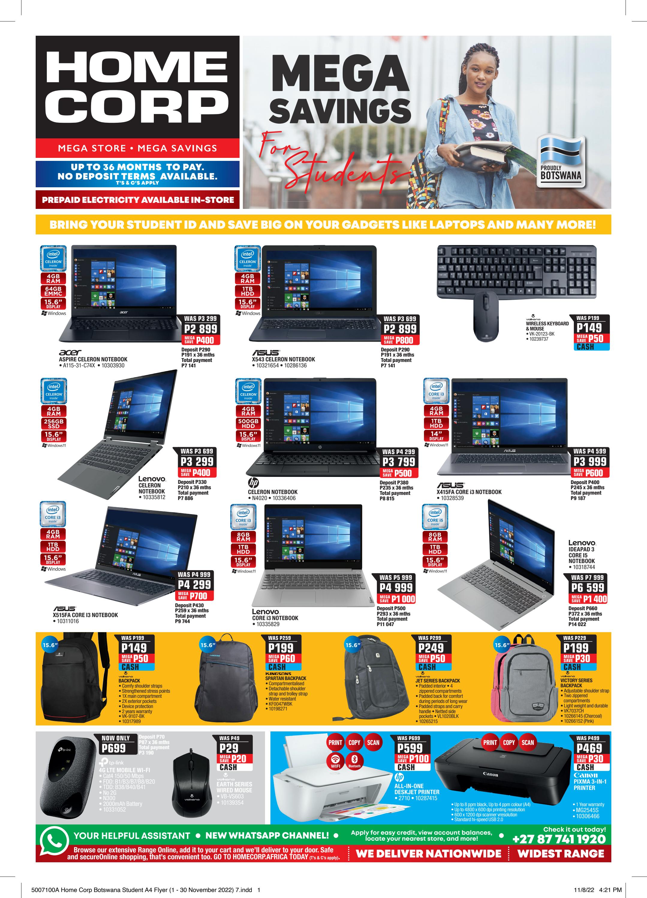 Home Corp Botswana - Student Flyver - November 2022 by Chatterbox Digital - Issuu