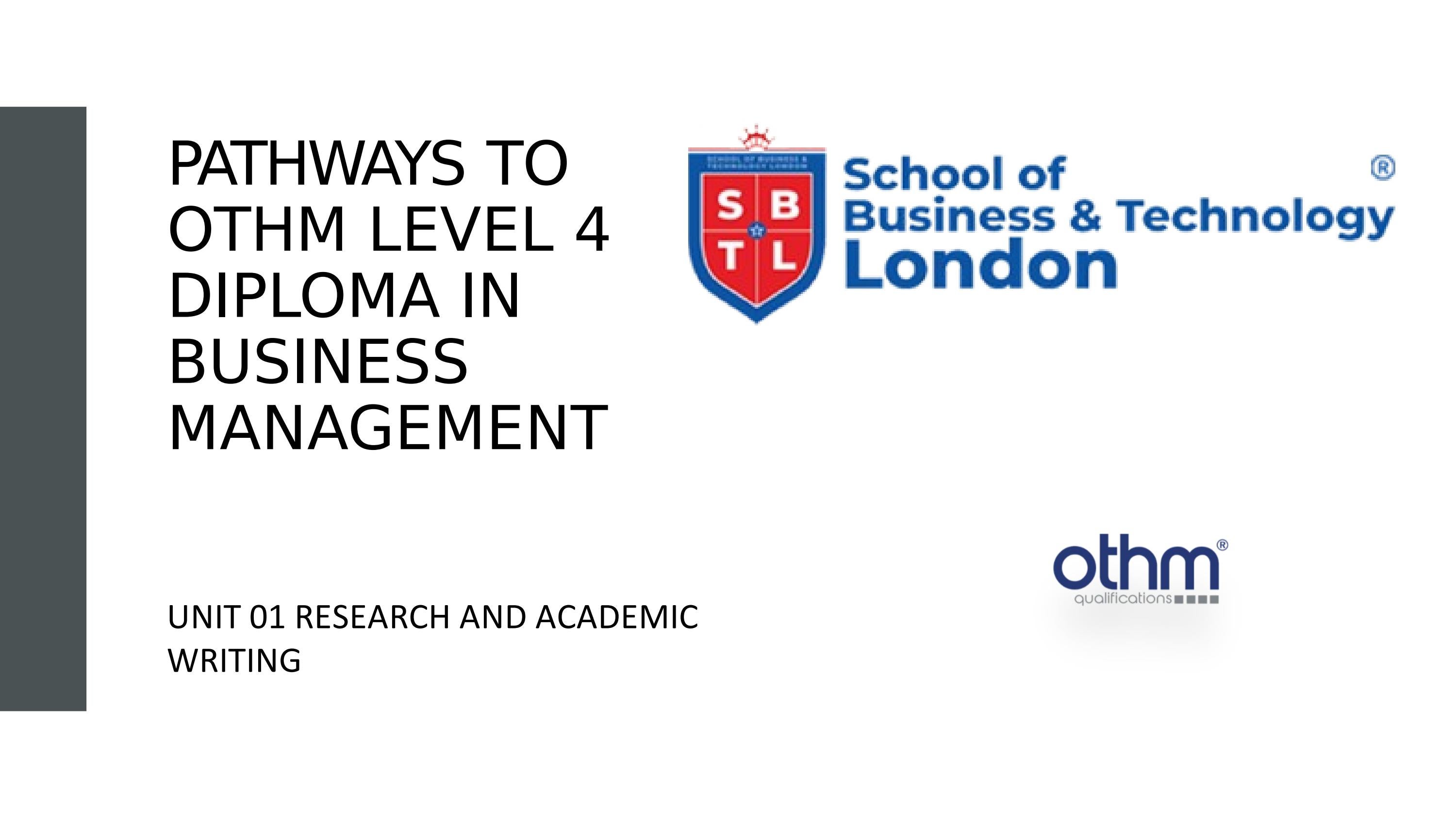 UNIT 01 RESEARCH AND ACADEMIC WRITING by sbsinesslondon.ac.uk - Issuu
