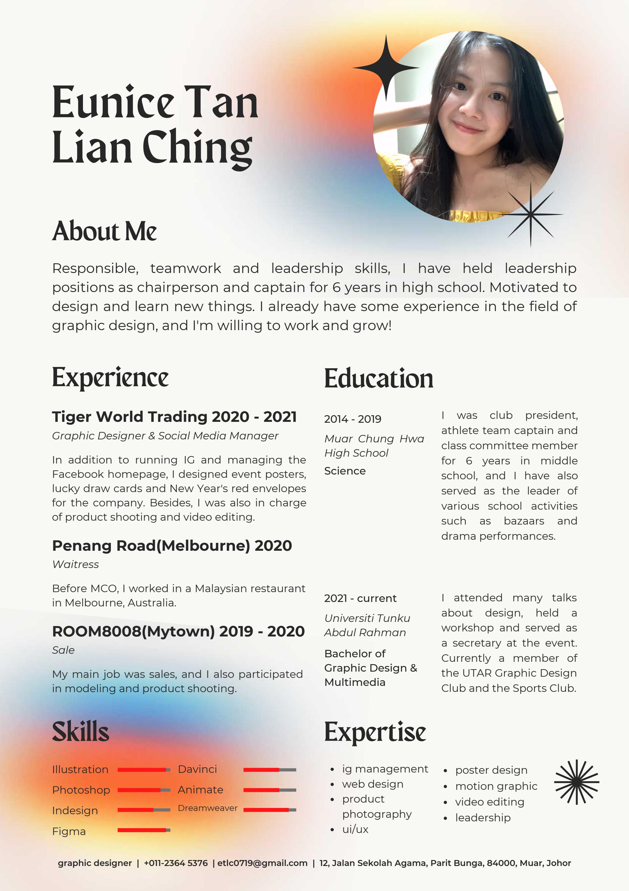 CV_Eunice Tan Lian Ching by Lian Ching - Issuu
