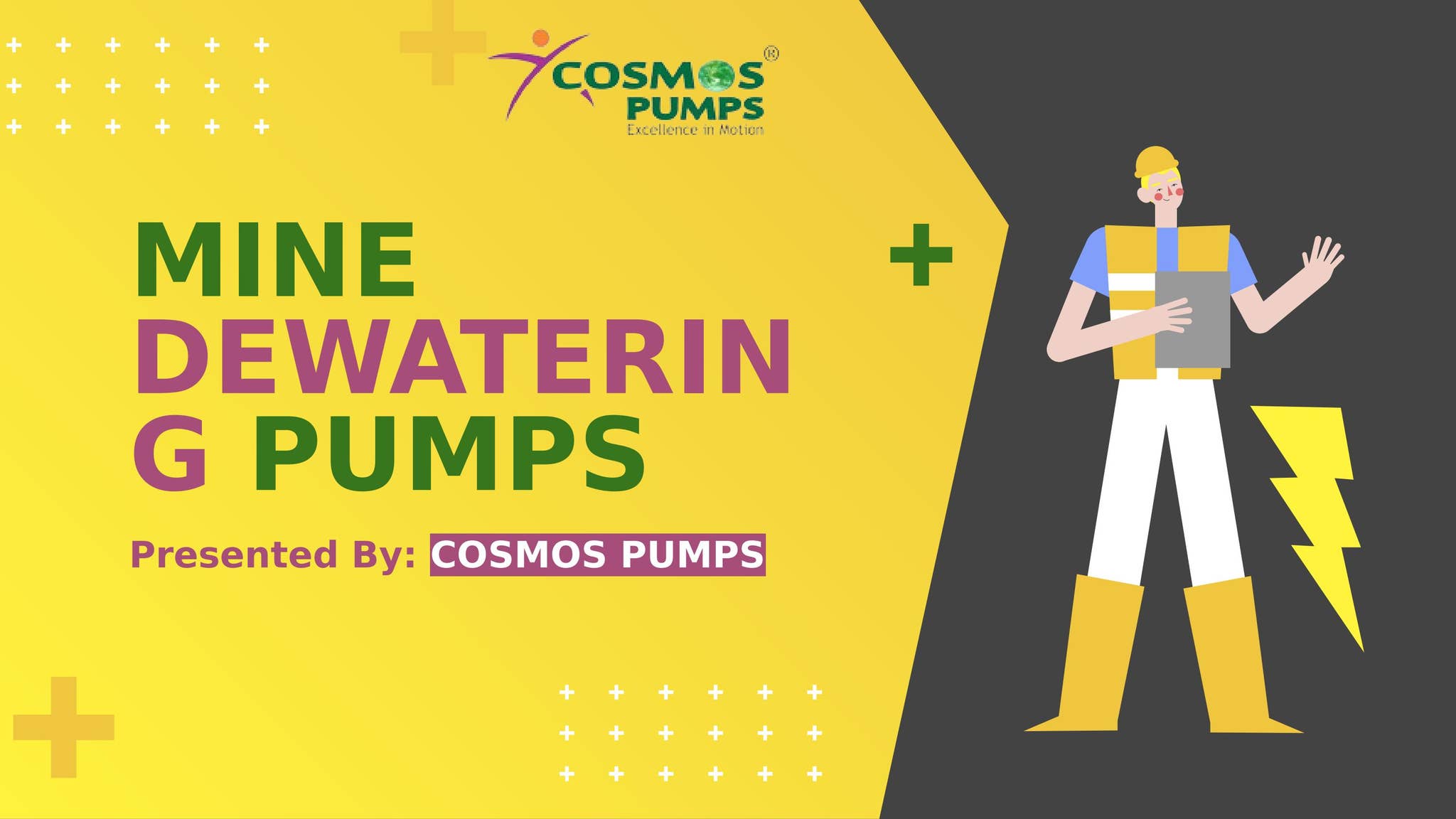 Cosmos pumps is manufacturing range of Mine Dewatering Pumps by Cosmos ...