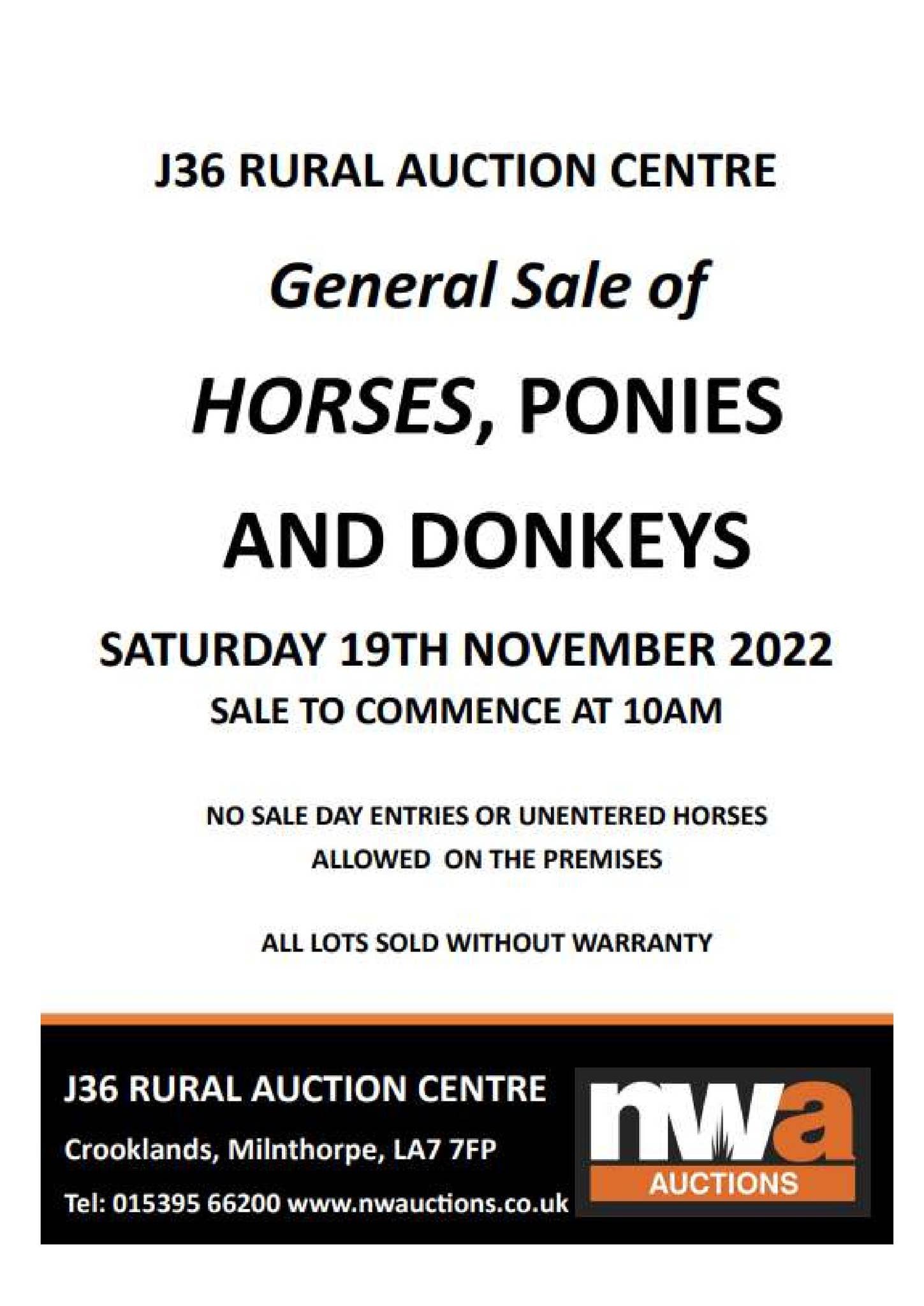 J36 General Sale of Horses, Ponies & Donkeys by North West Auctions - Issuu