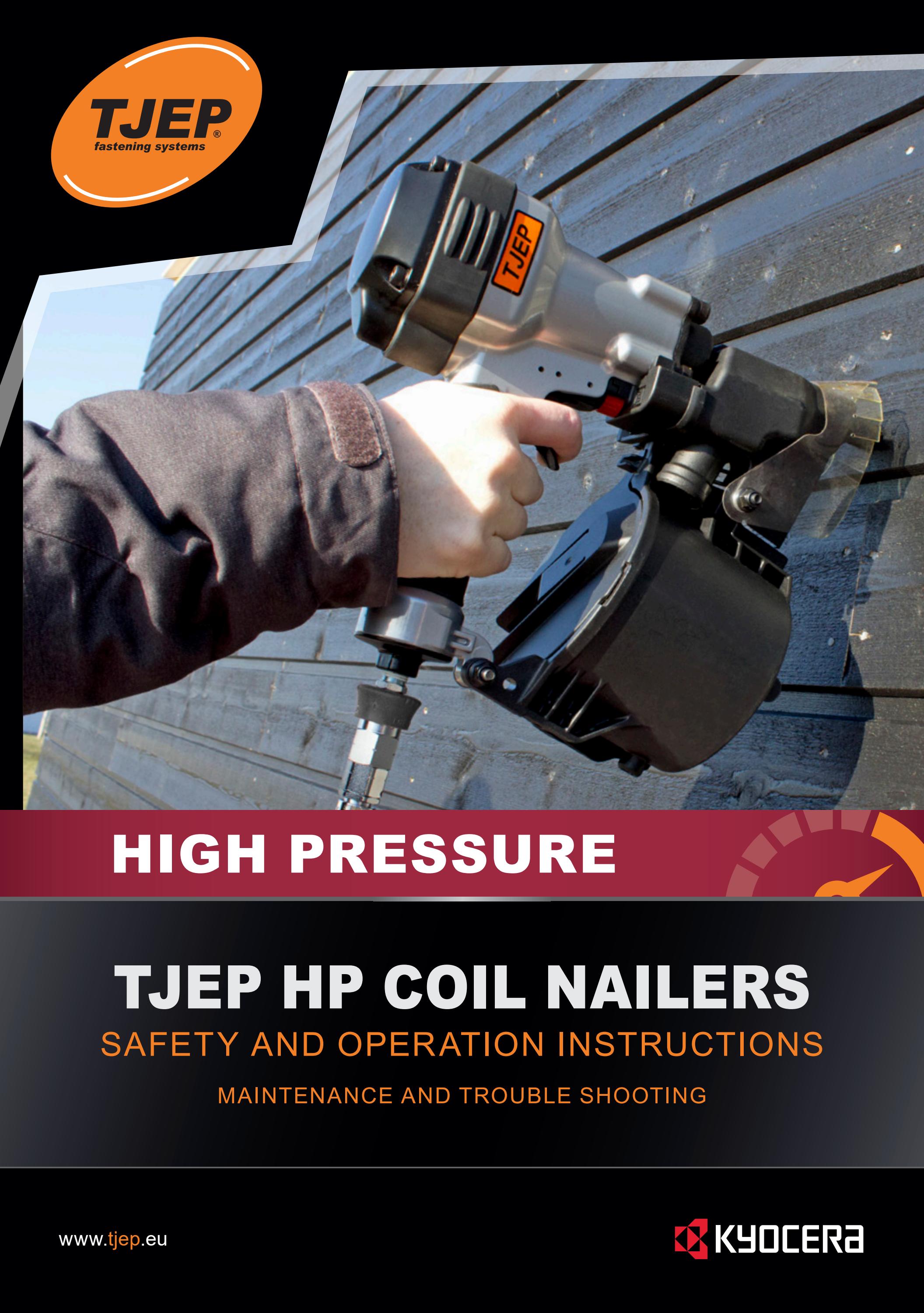TJEP Safety Manual - HP Coil Nailers by TJEP - Issuu