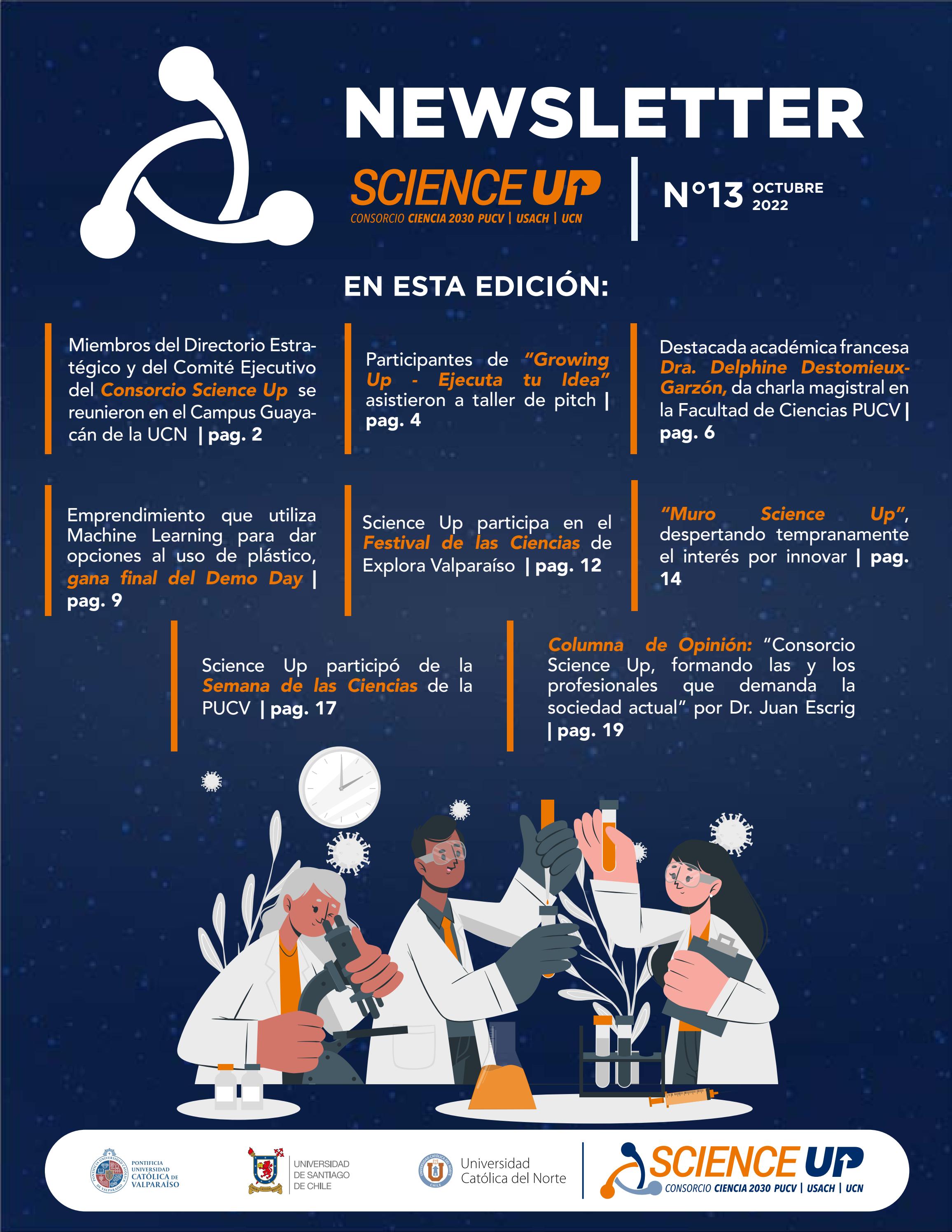 Newsletter Nº13 - Science Up by scienceupcl - Issuu
