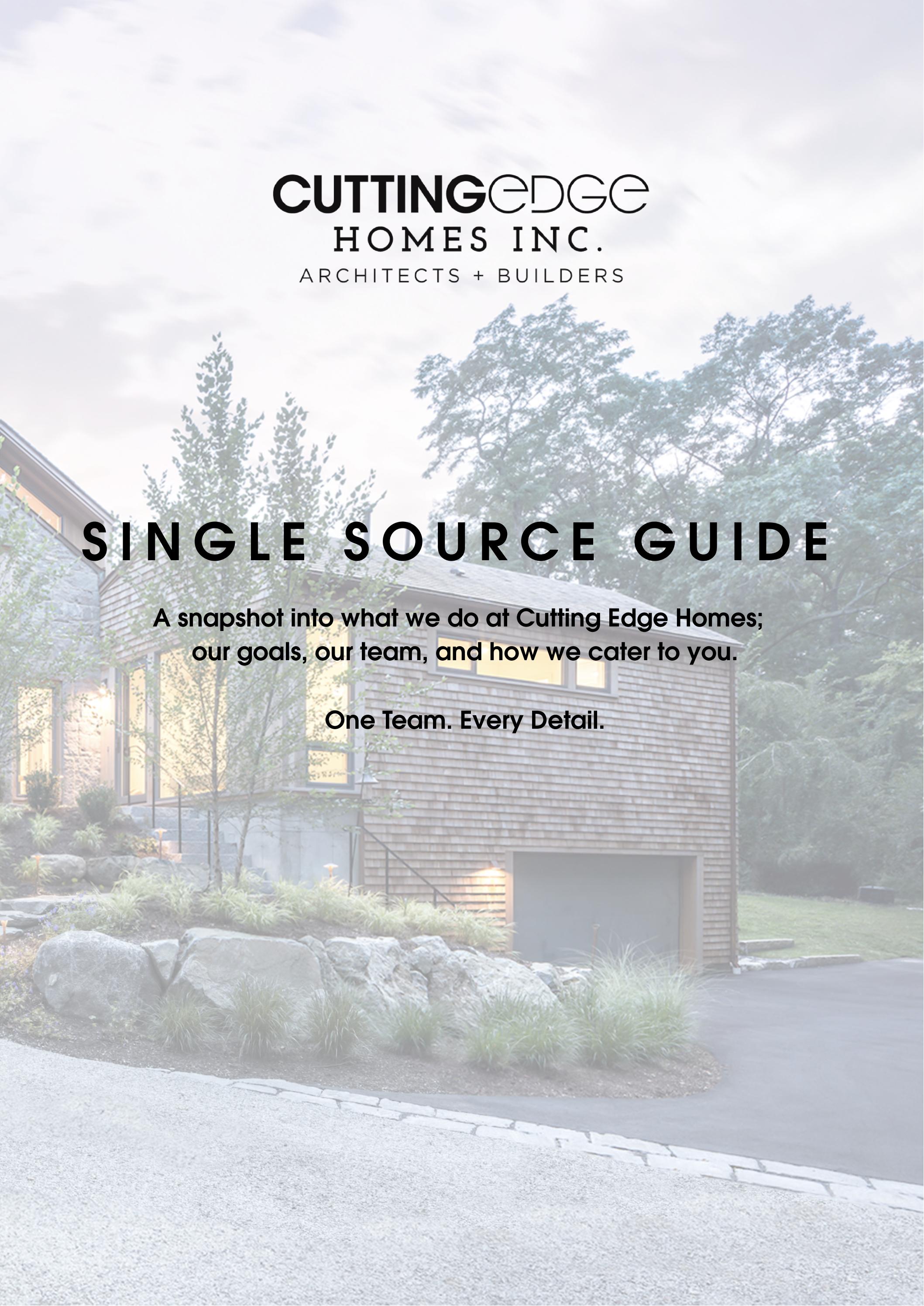 CEH • Single Source Guide by Cutting Edge Homes Architects + Builders ...