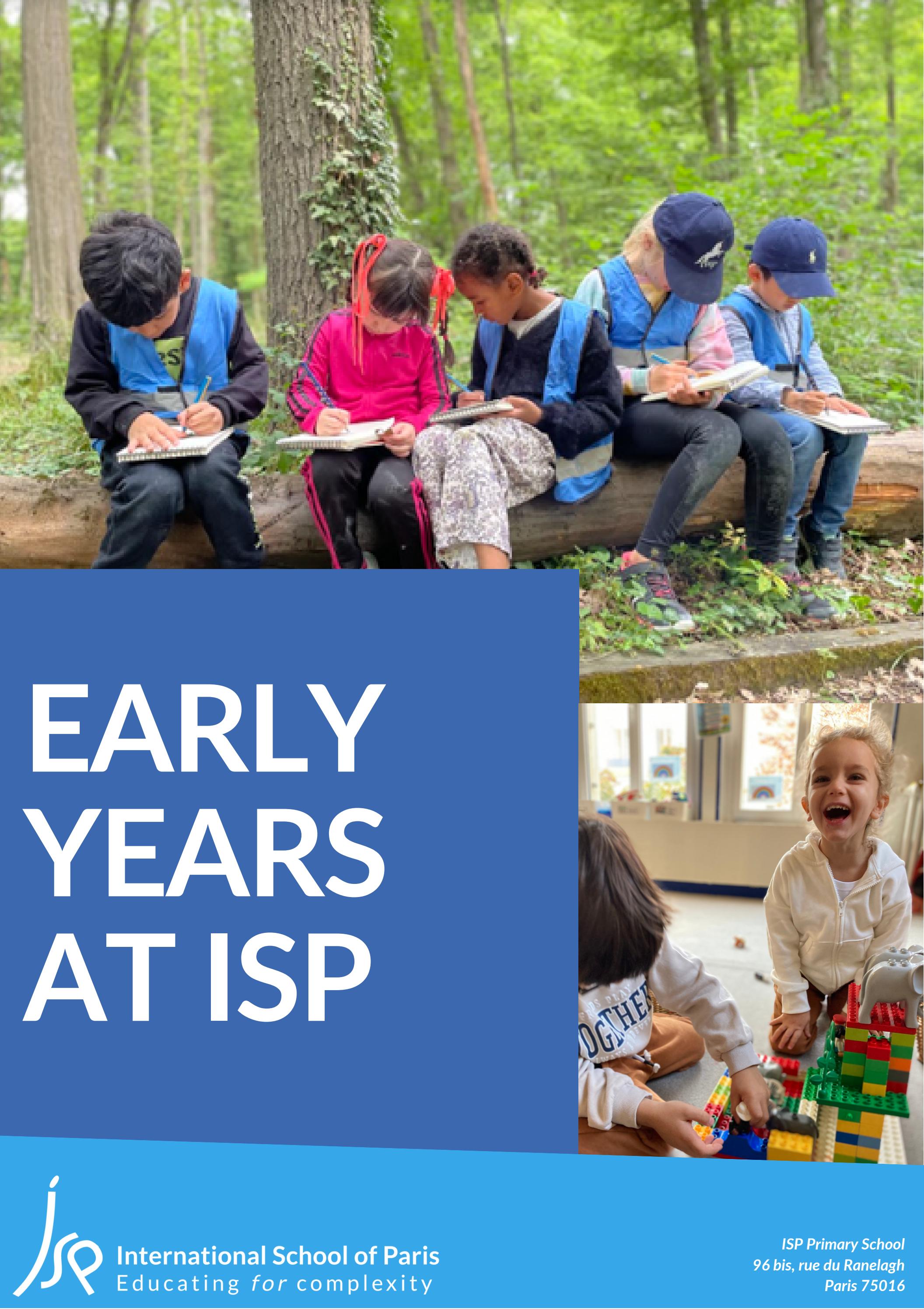 Early Years at ISP by isparis_official - Issuu