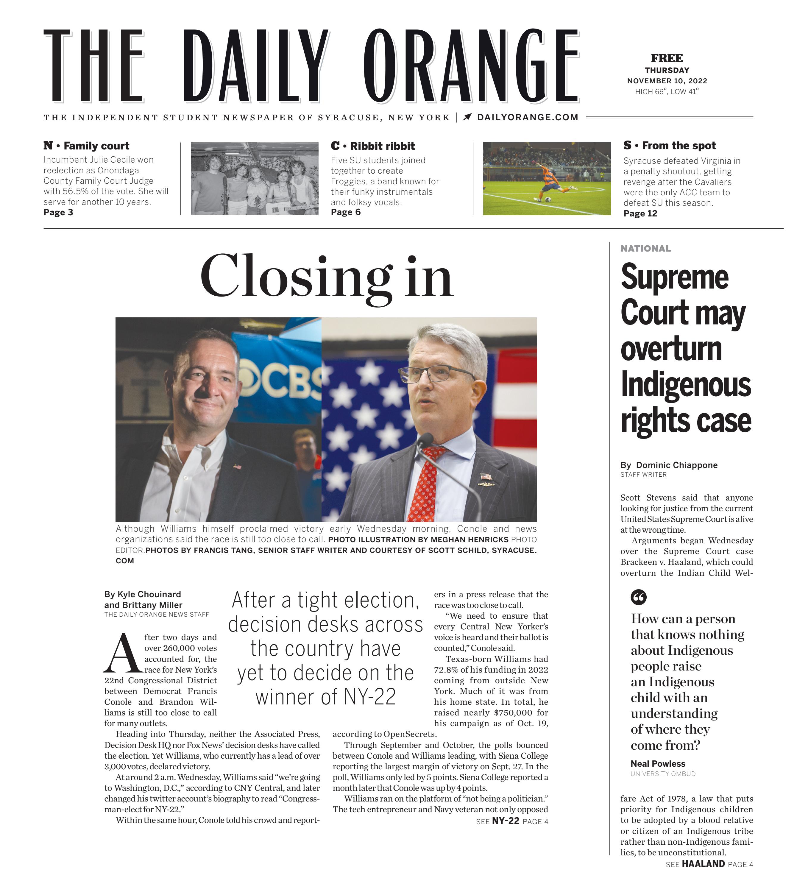 Nov. 10, 2022 by The Daily Orange - Issuu