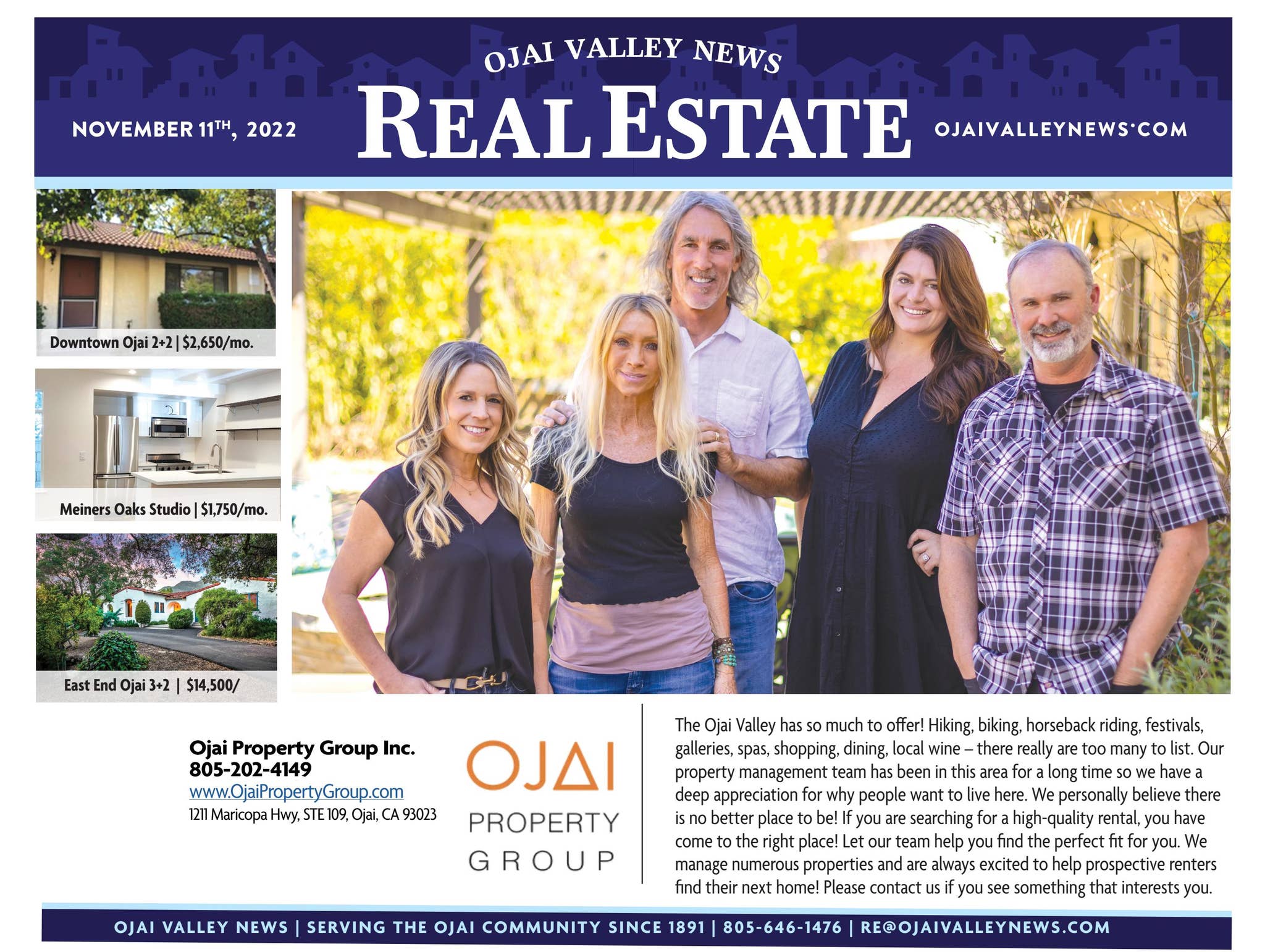 Ojai Valley News Real Estate Weekly, November 1, 2022 by Ojai Magazine ...