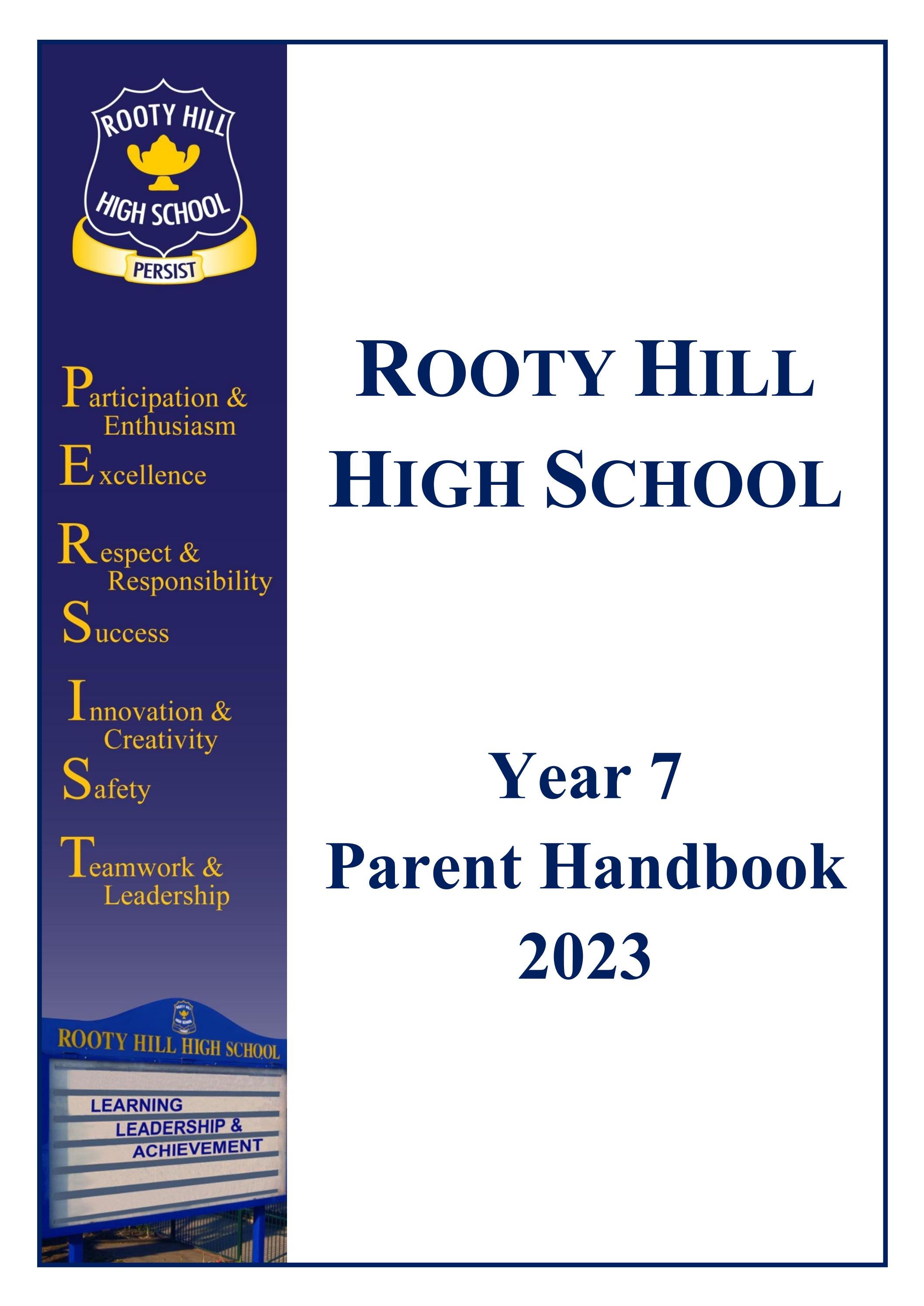 Rooty Hill High School Year 7 Parent Handbook 2023 by Rooty Hill High ...