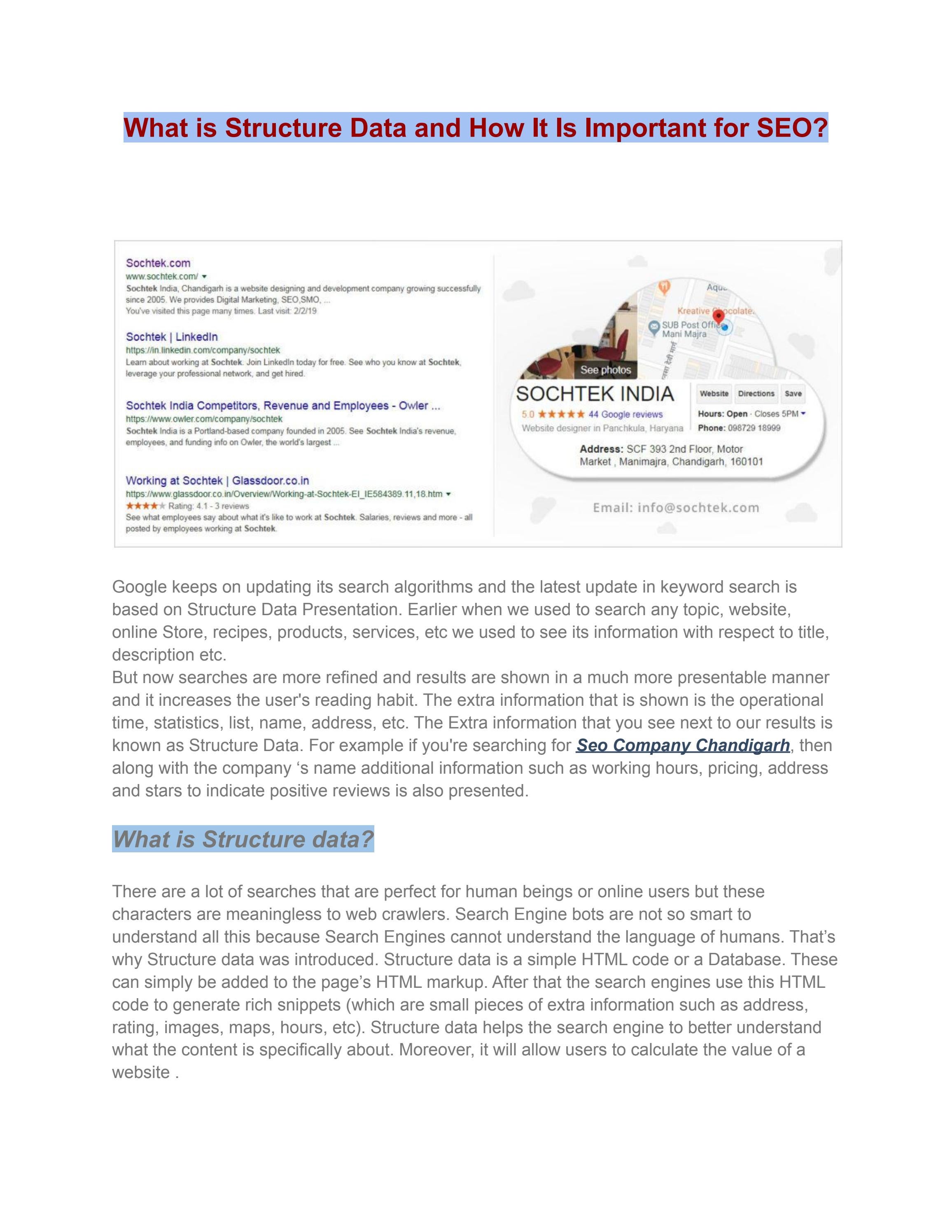 What Are Structure Data And How It Is Important For SEO Sochtek By what-are-structure-data-and-how-it-is-important-for-seo-sochtek-by