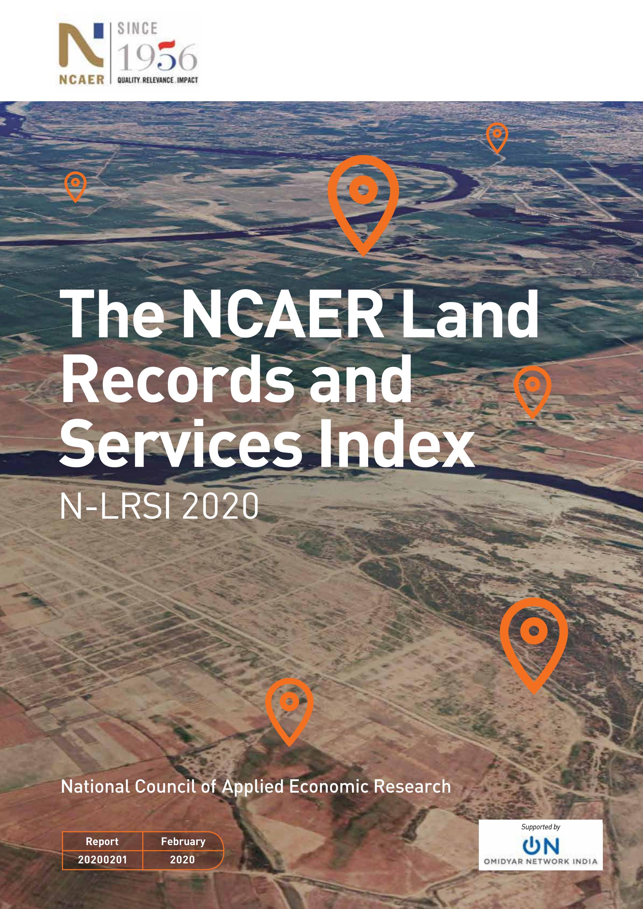 NCAER releases India's first Land Records and Services Index to ...