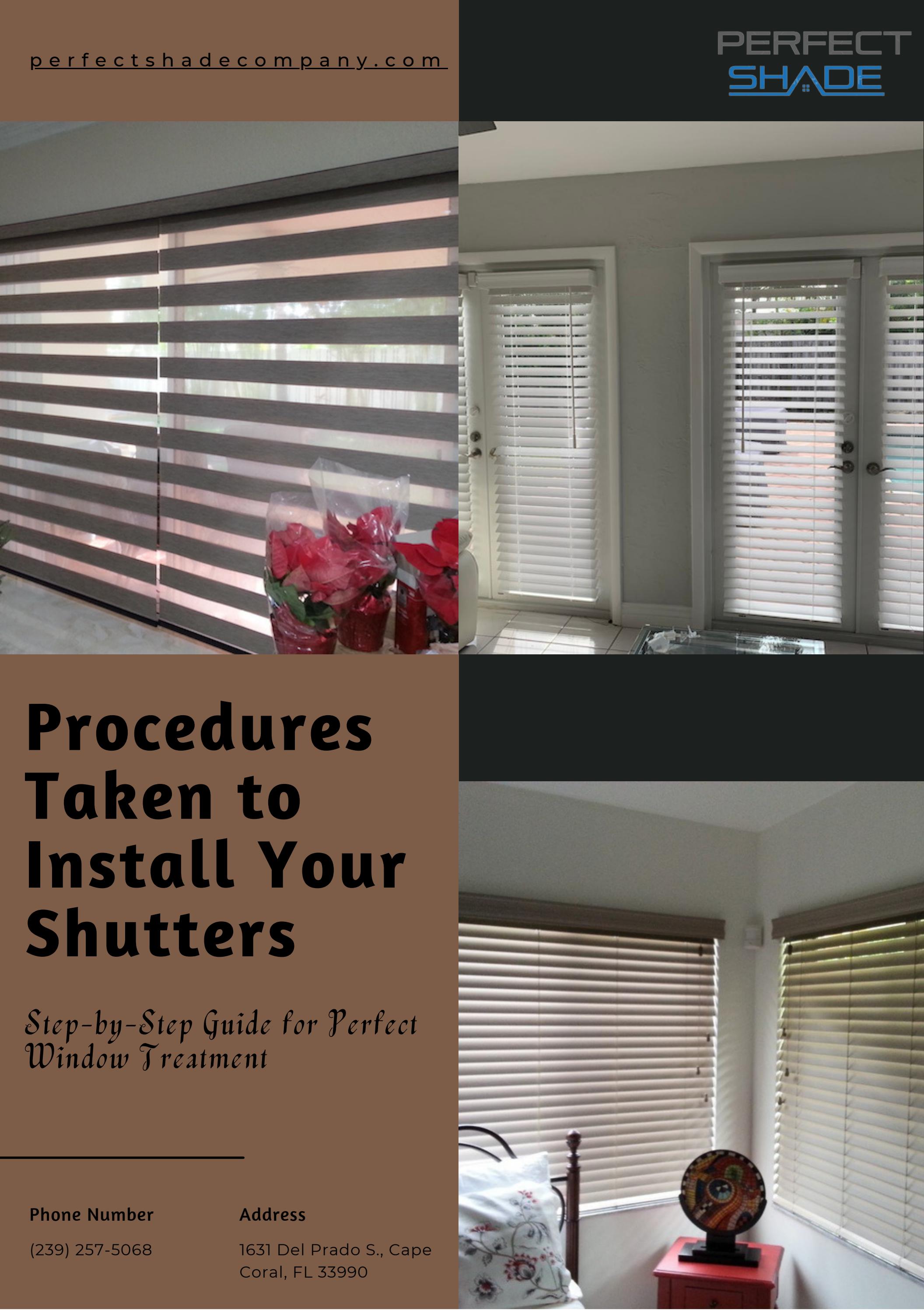 Guide to Install Shutters With Blind Shade and Shutter Company in Cape ...