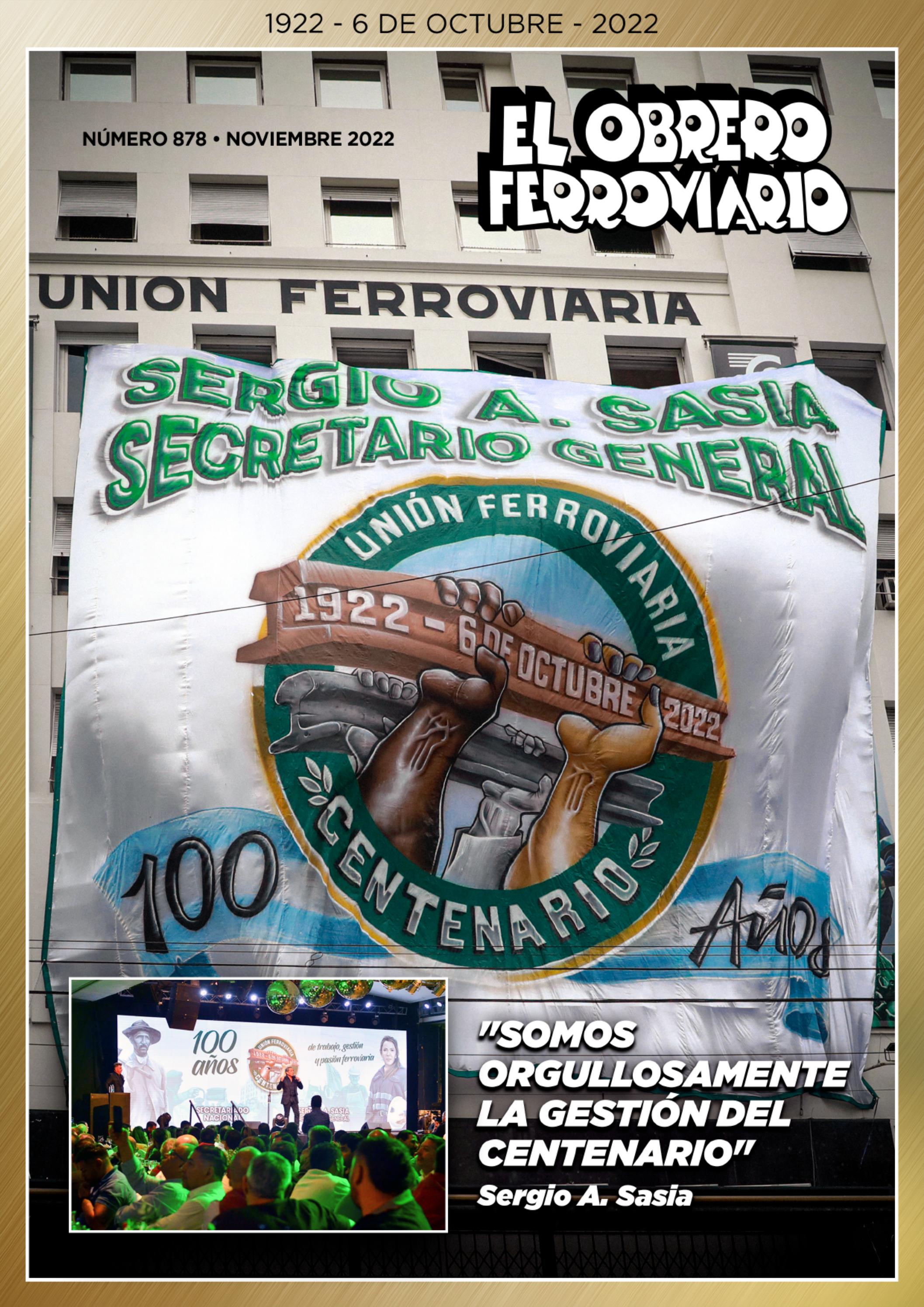 REVISTA "El Obrero Ferroviario" N° 878 (noviembre 2022) by ...
