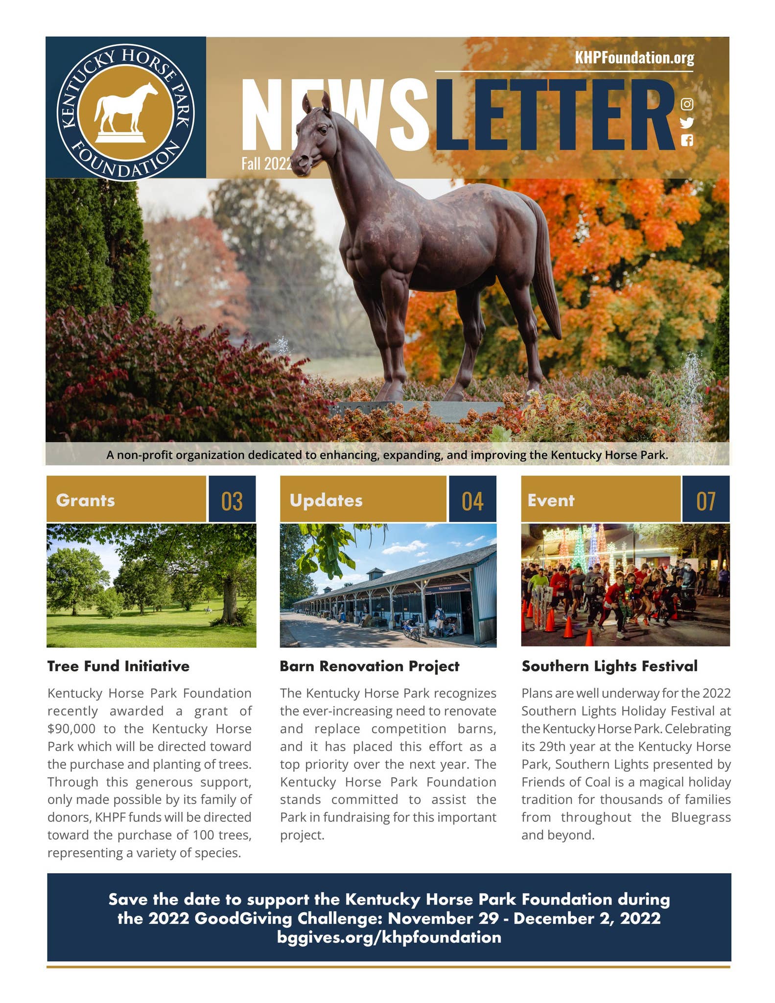 KHP Foundation Fall 2022 Newsletter by khpf5727 - Issuu