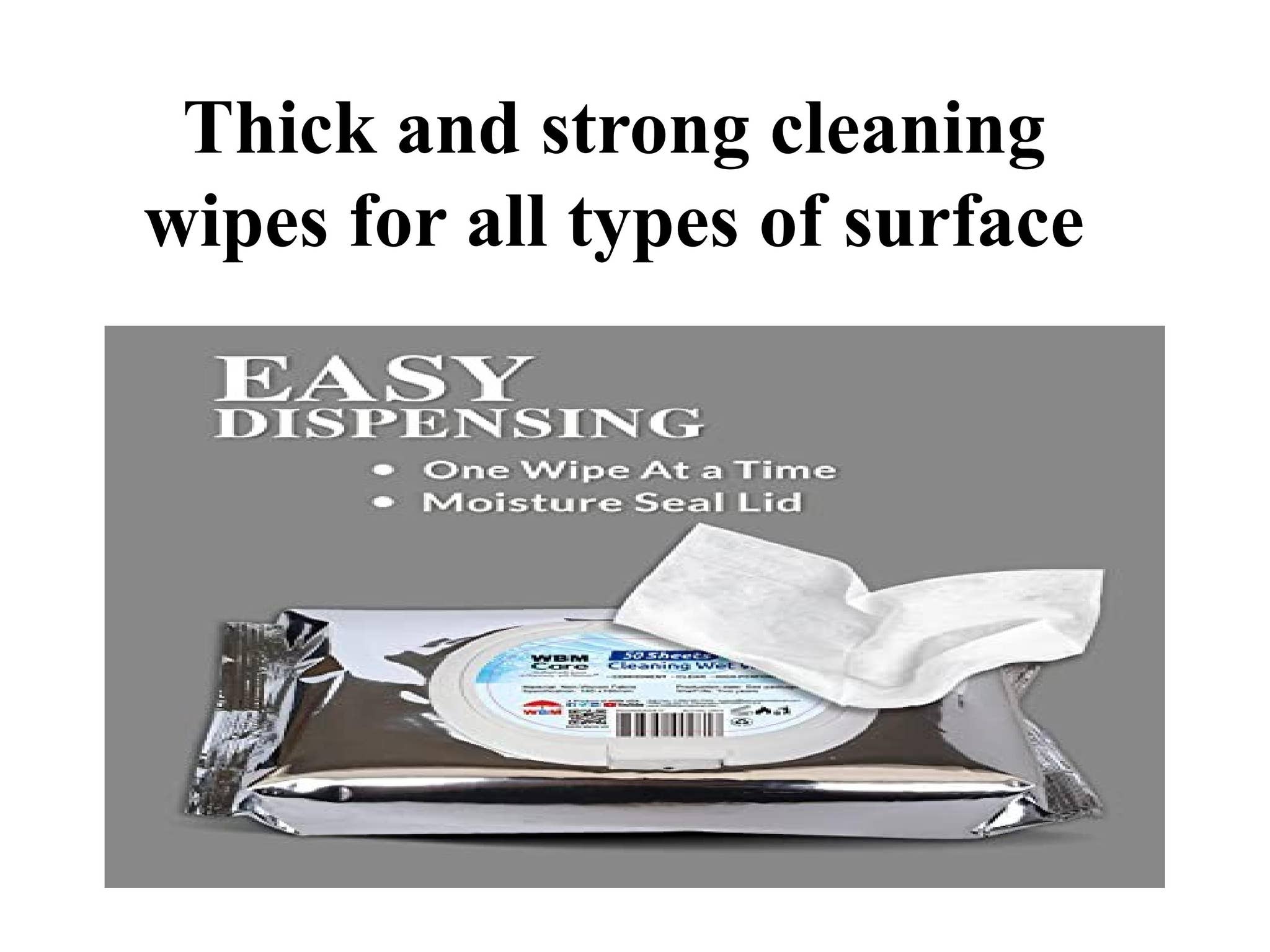 Thick and strong cleaning wipes for all types of surface by Abdullah ...