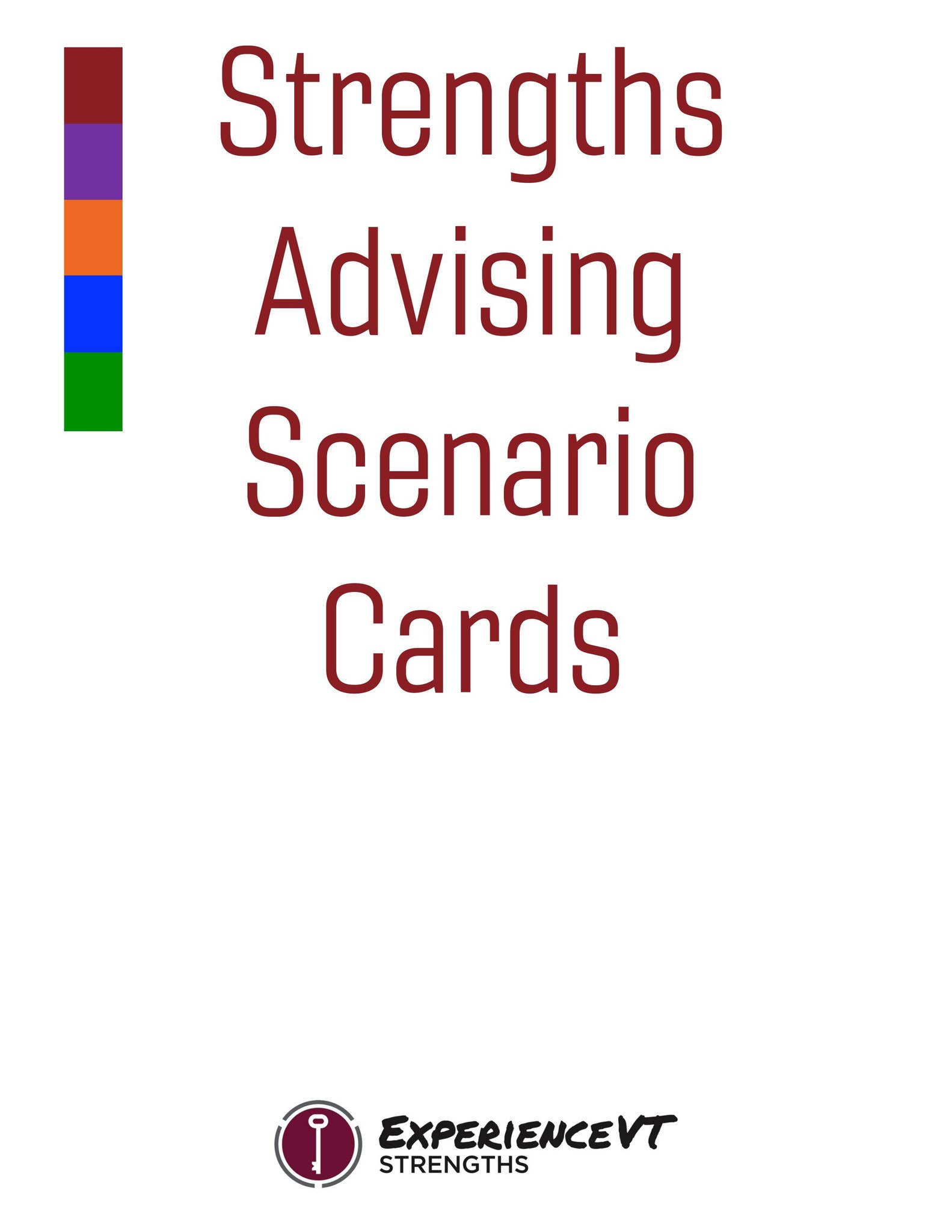 Strengths Advising Scenario Cards by jhilder - Issuu