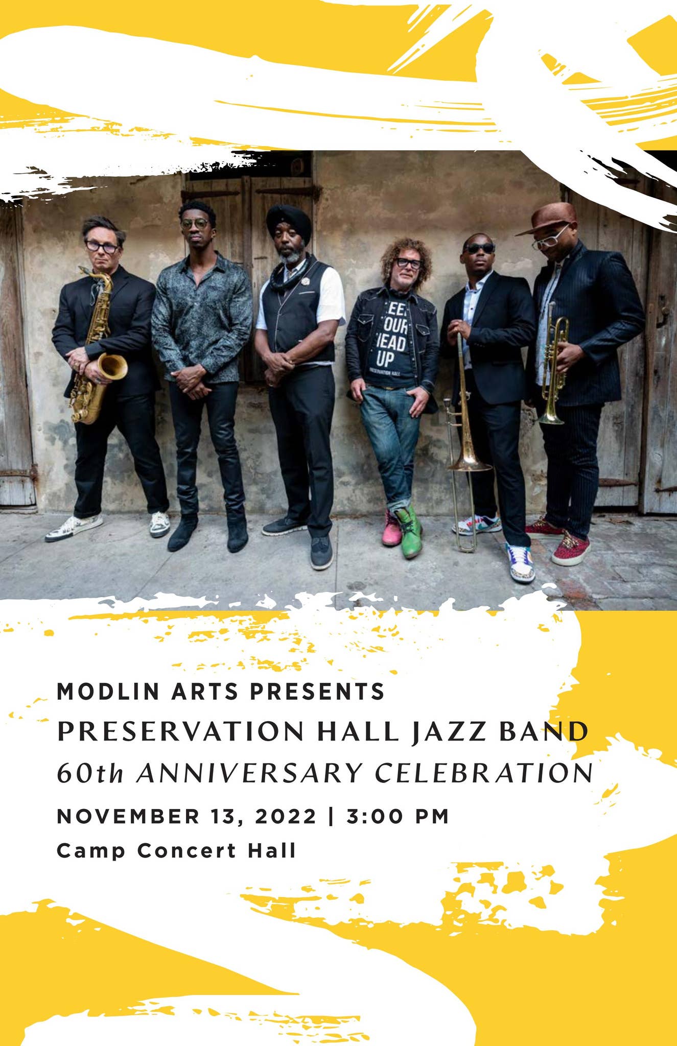 Preservation Hall Jazz Band Playbill 11/13/22 by Modlin Center for the ...