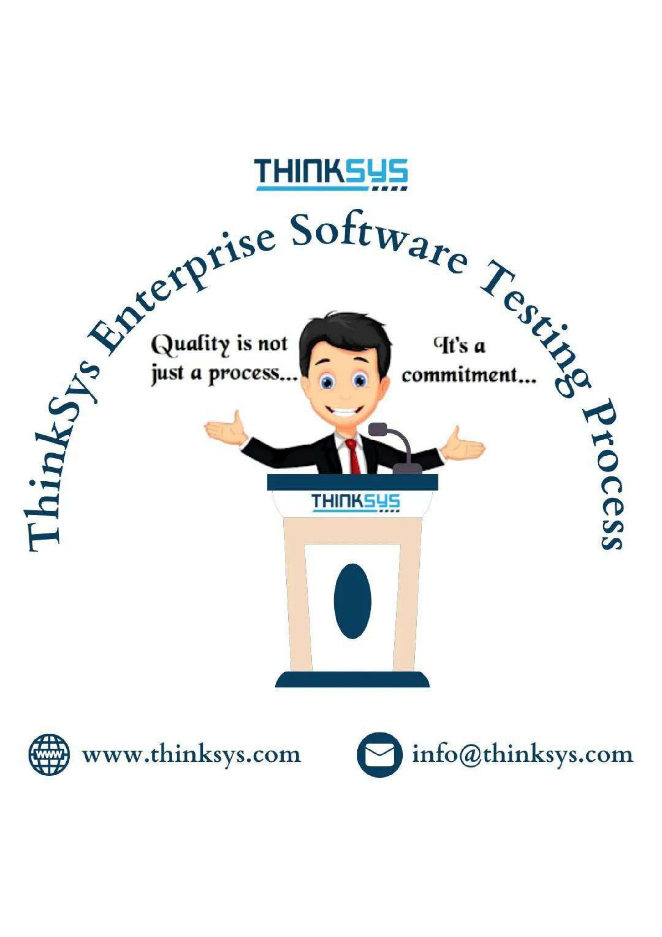 Thinksys Enterprize Software Testing Process By Thinksys Issuu