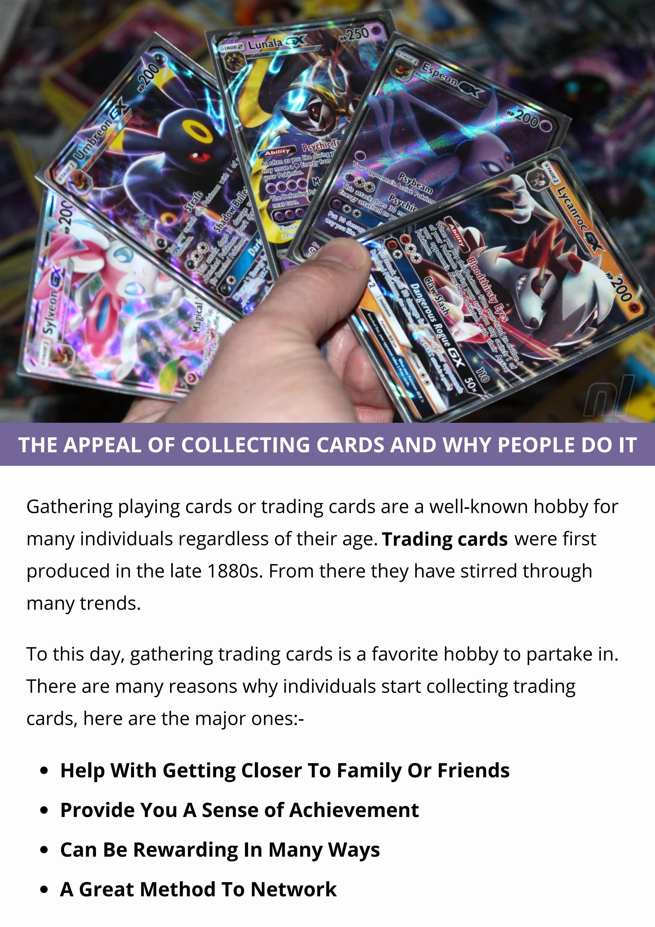 THE APPEAL OF COLLECTING CARDS AND WHY PEOPLE DO IT by jonesashley - Issuu