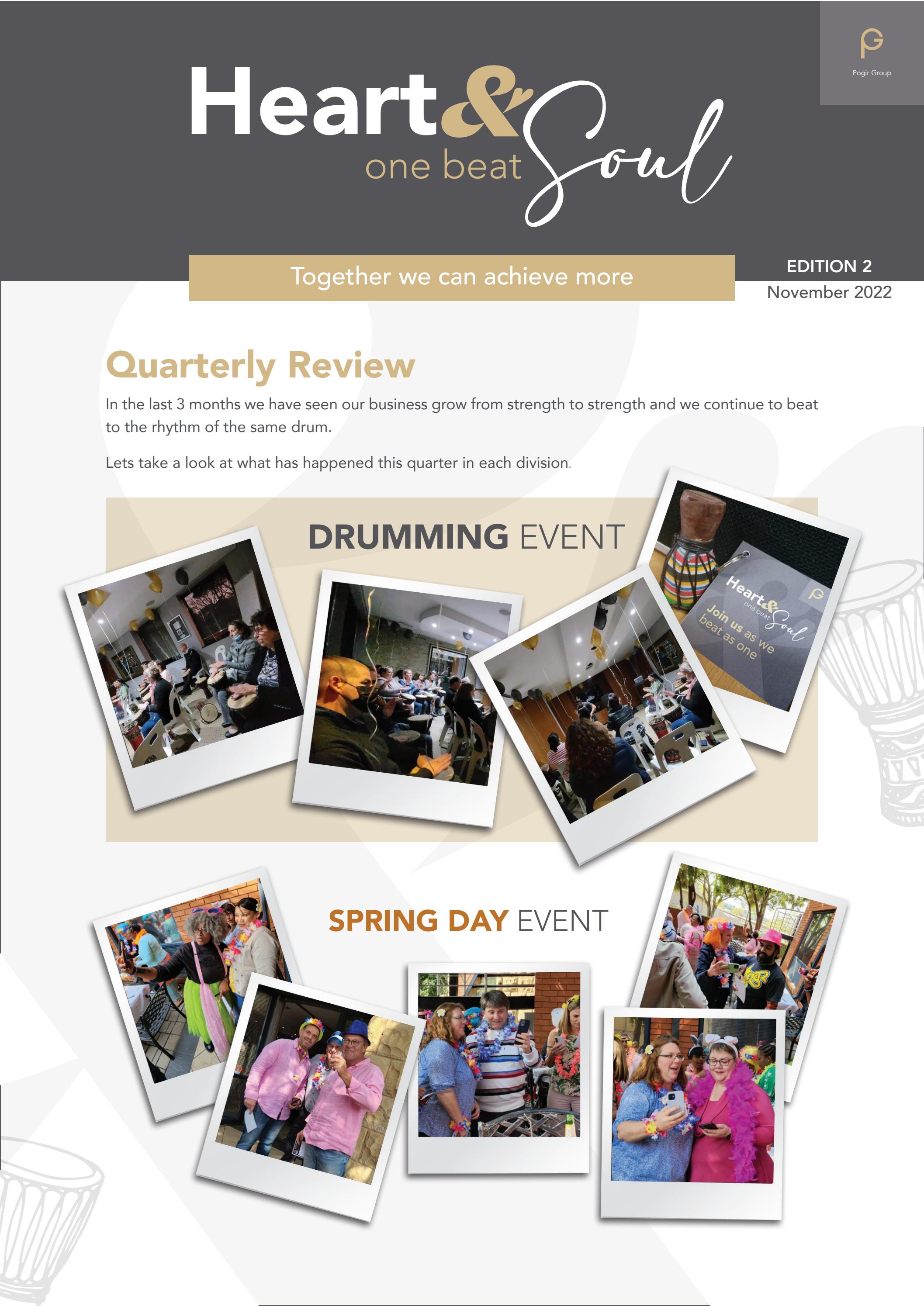Heart and Soul Newsletter Edition 2 by insigniaadvertising - Issuu