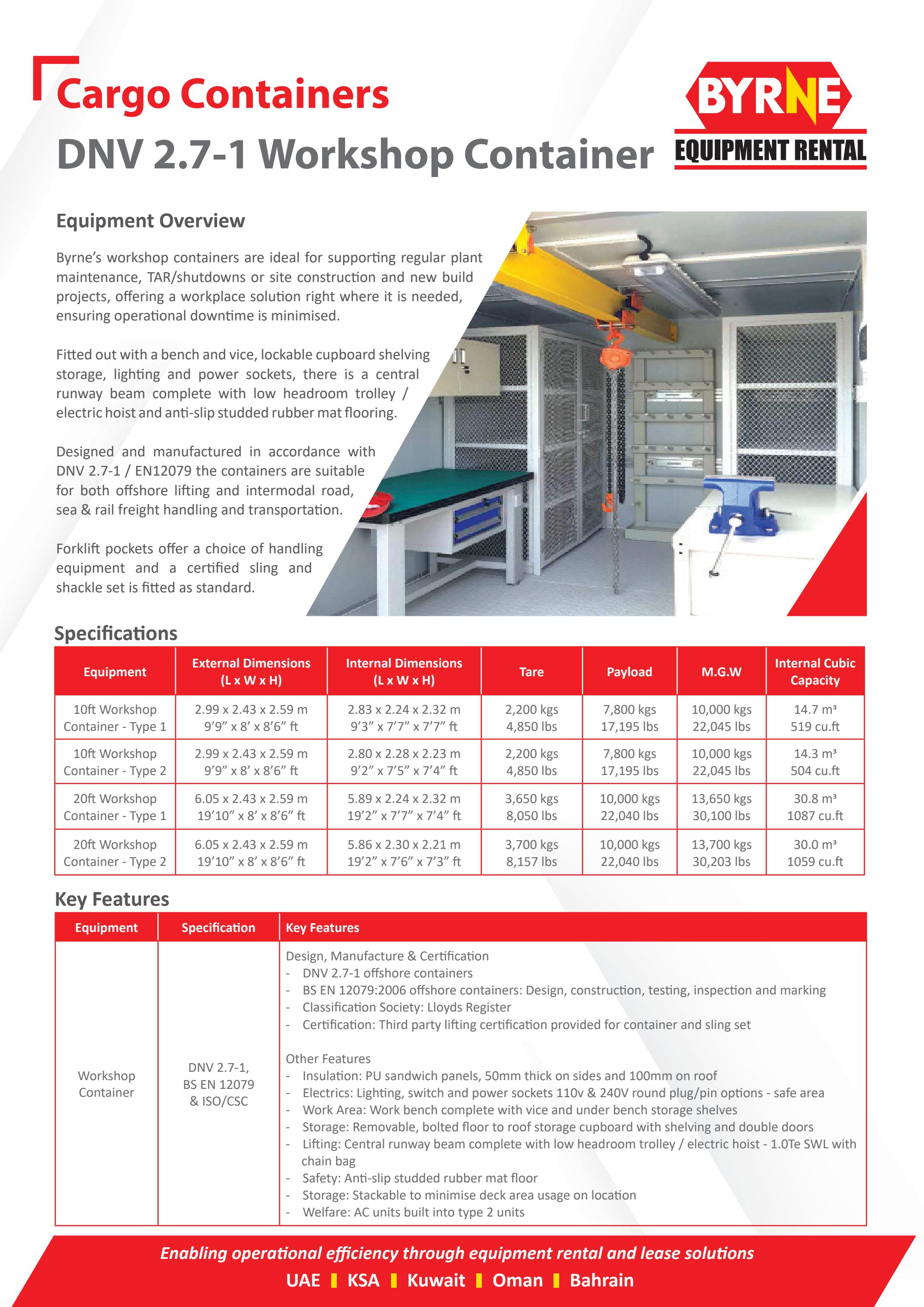 DNV 2.7-1 Workshop Container by Byrne Group - Issuu