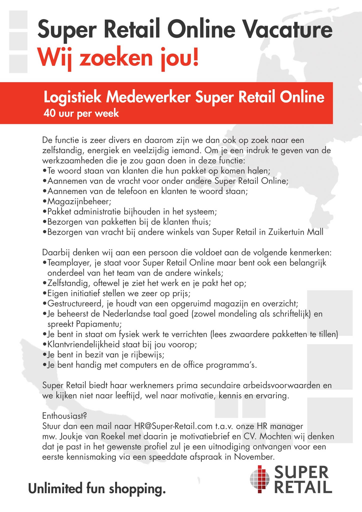 Vacature Logistiek Medewerker Super Retail Online by Super Retail - Issuu