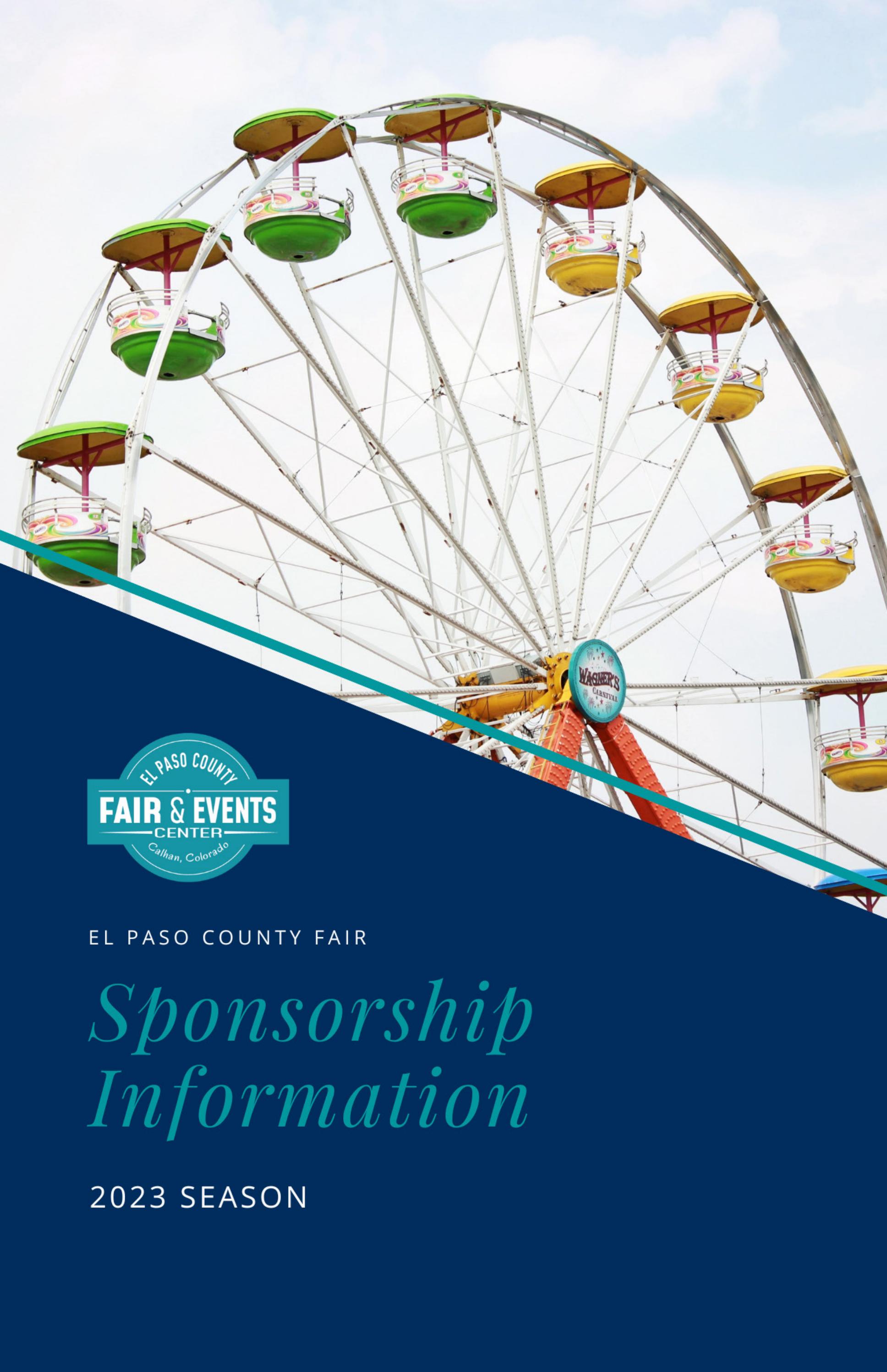 2023 El Paso County Fair Sponsorship Brochure by El Paso County - Issuu