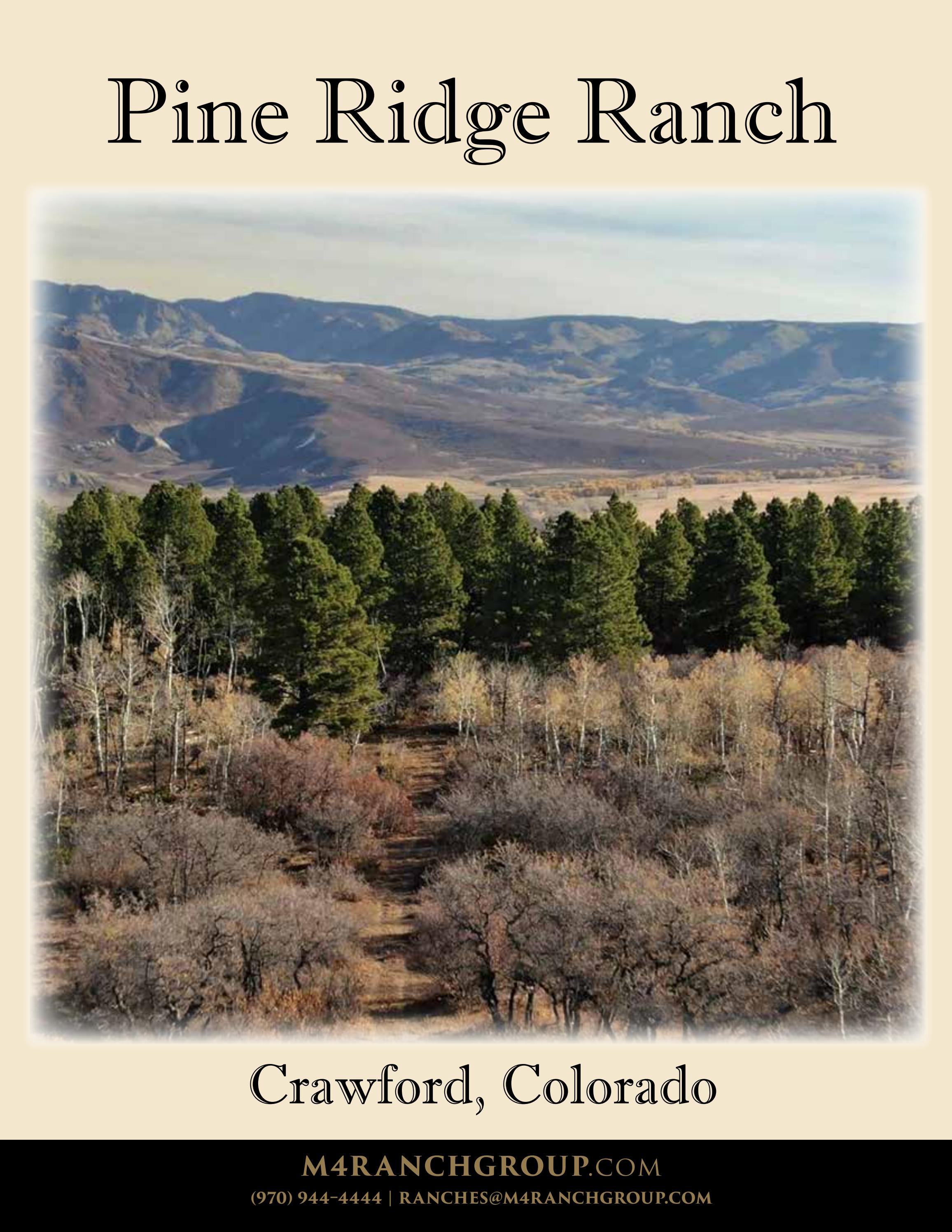 Pine Ridge Ranch by M4 Ranch Group - Issuu
