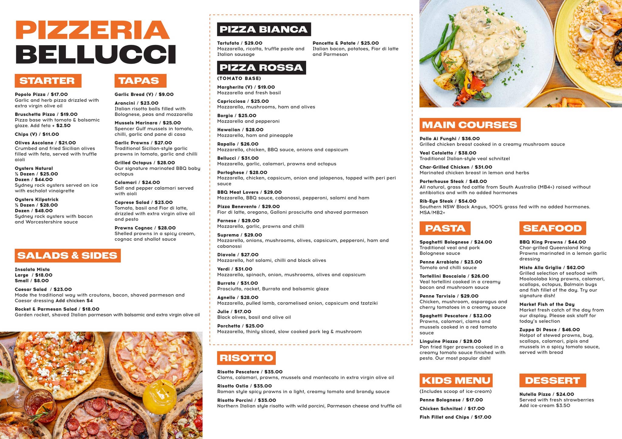 Pizzeria Bellucci Menu by Bankstown Sports Club - Issuu