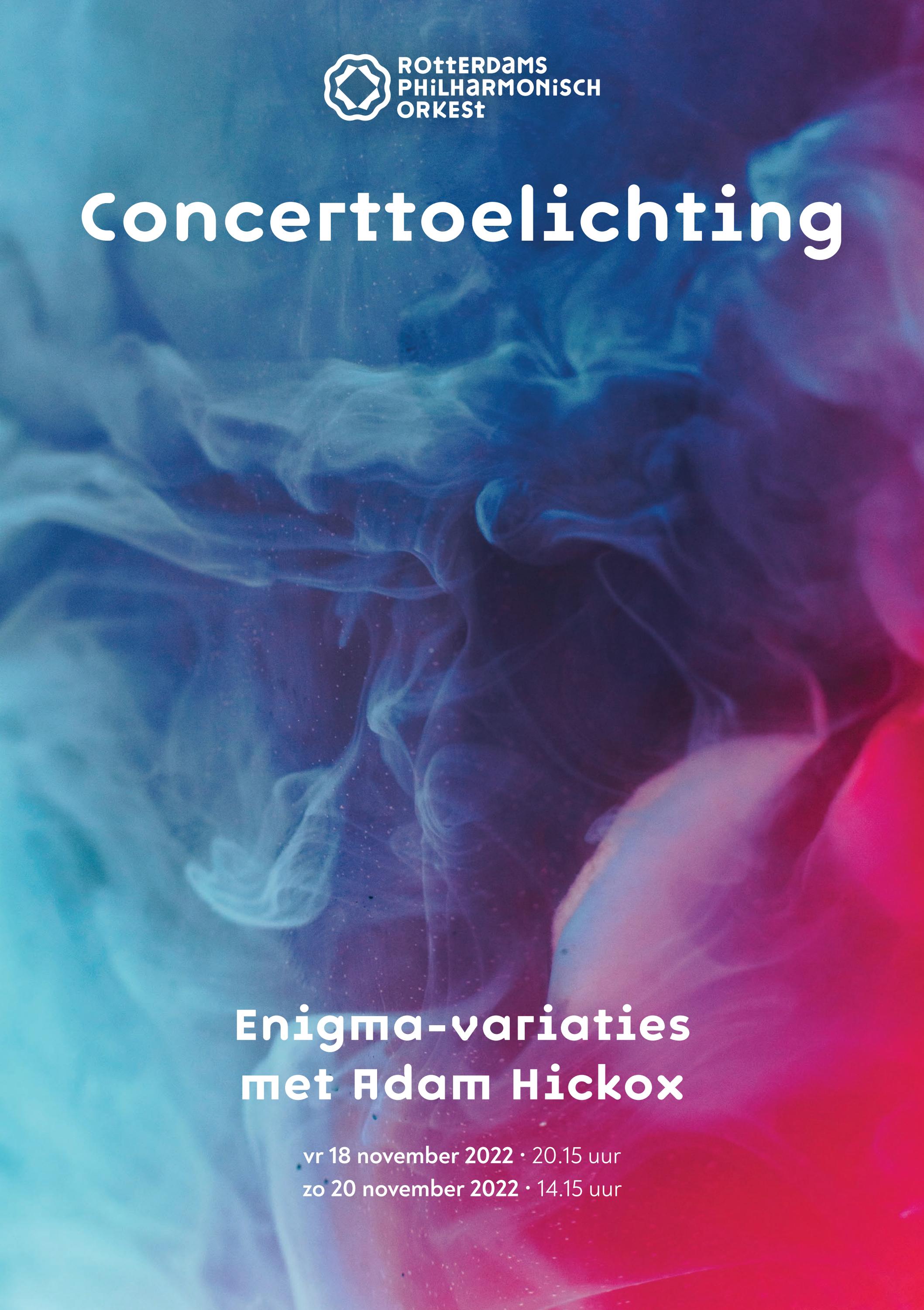 Concerttoelichting | Enigma-variaties met Adam Hickox - 18 & 20 ...