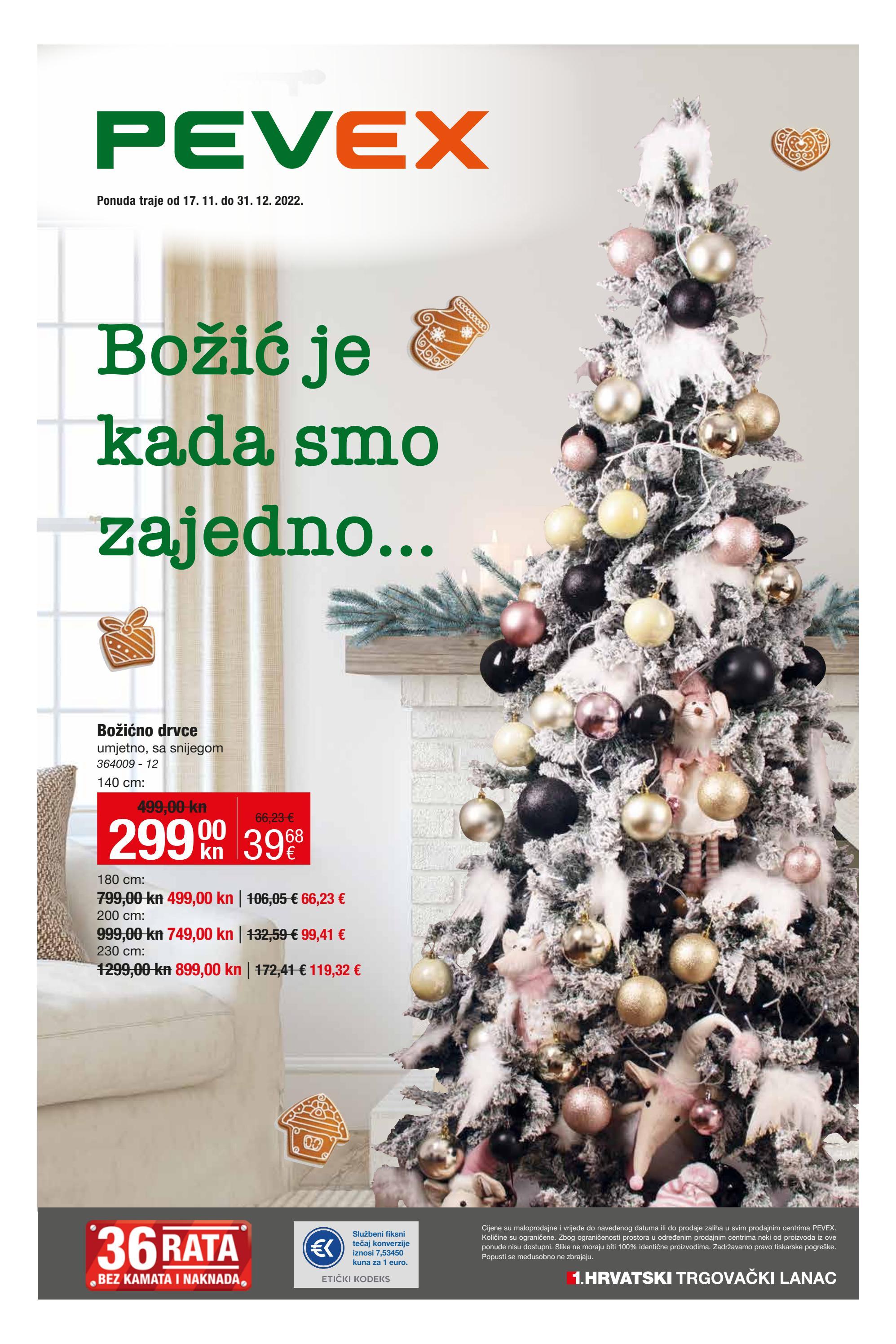 Pevex katalog Božič od 17.11.-31.12.2022. by Catalog.hr - Issuu
